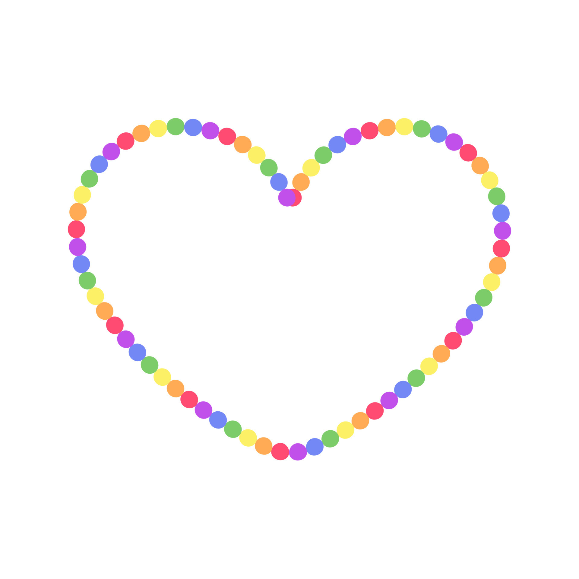 Rainbow heart shaped frame. Border template with copy space. Valentines ...