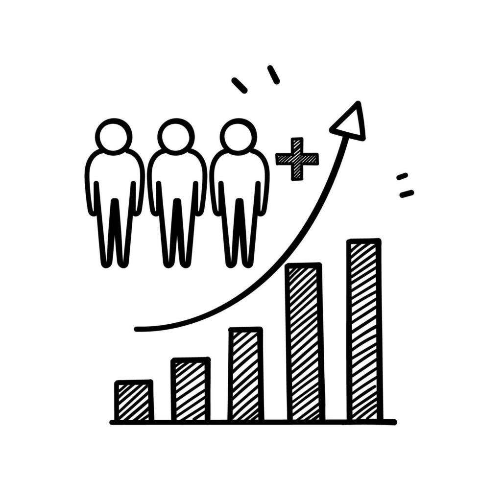 hand drawn doodle population growth icon illustration vector 23889812 ... hand drawn doodle population growth icon illustration vector 23889812 ...