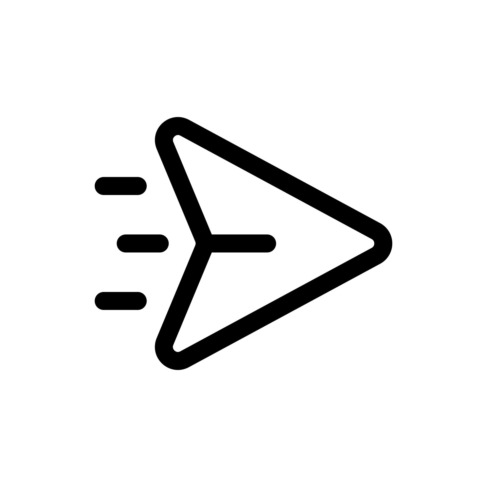 Simple Send icon. The icon can be used for websites, print templates ...