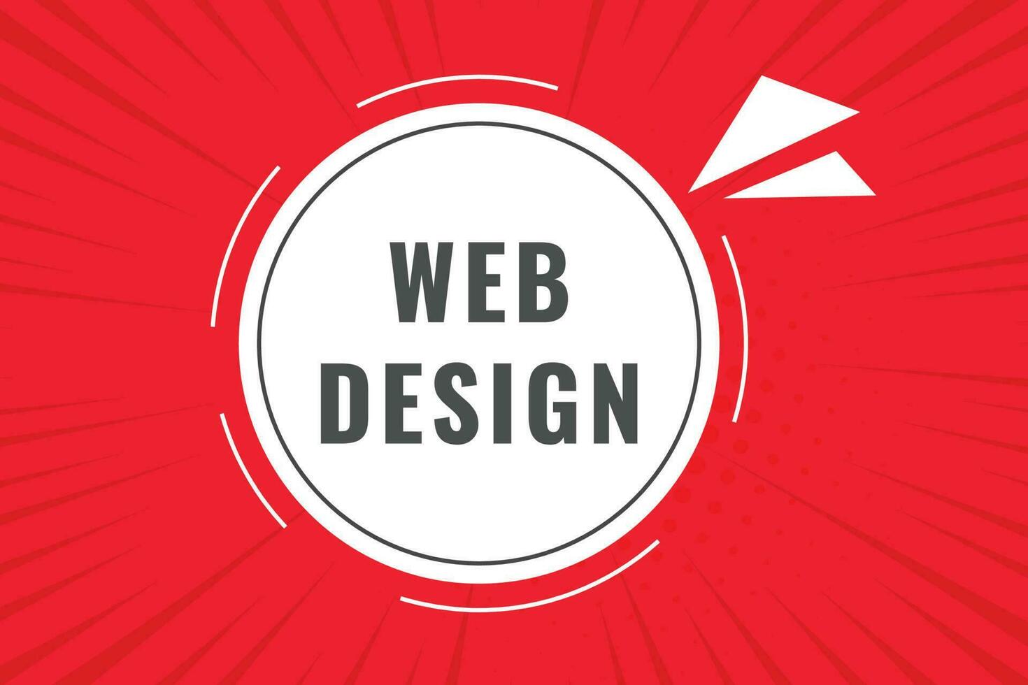 Web Design Button. Speech Bubble, Banner Label Web Design 23891229 ...