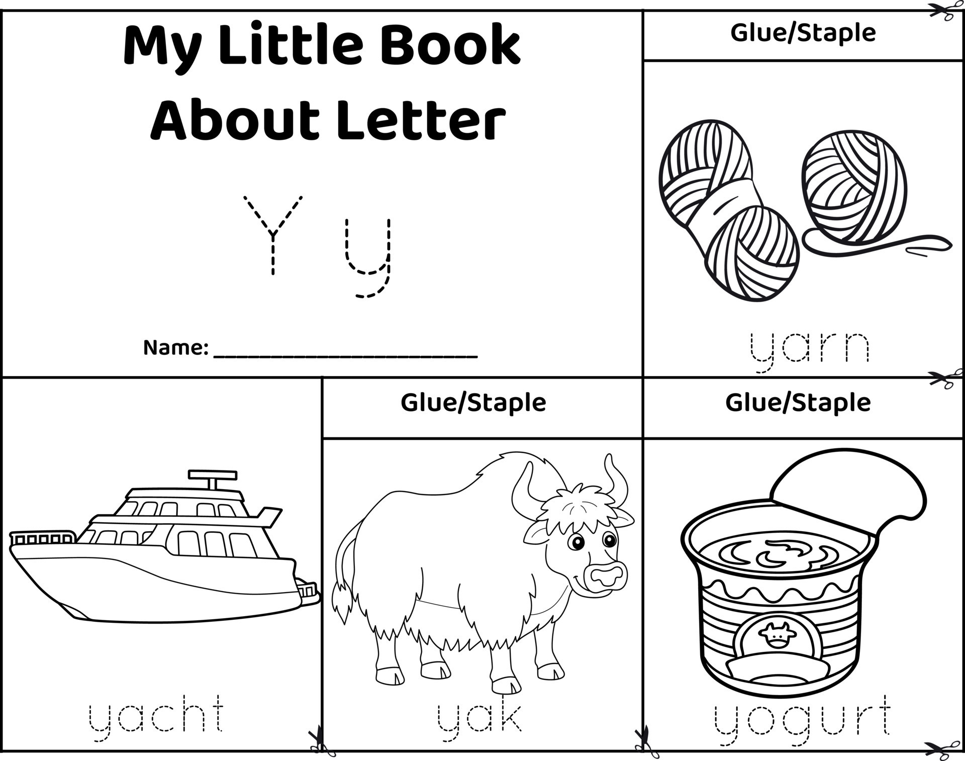 Logical printable worksheet alphabet beginning sounds flip book in ...