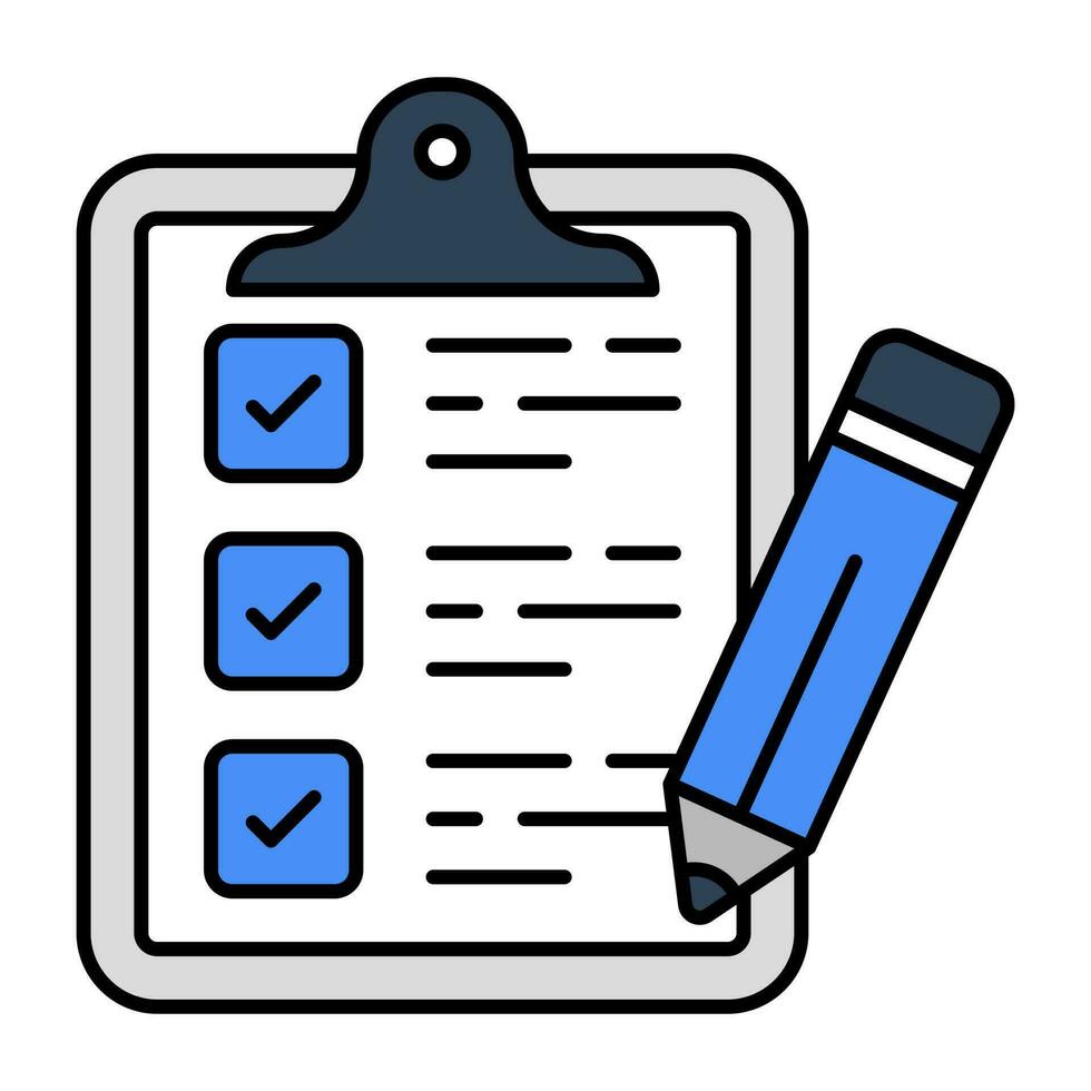 Perfect design icon of checklist 23894191 Vector Art at Vecteezy