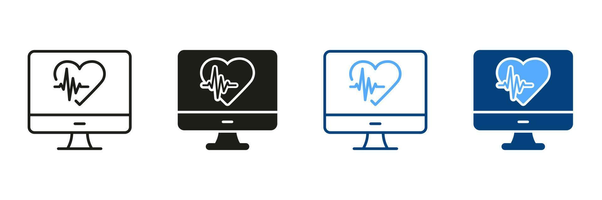 Cardiology Diagnosis Heart Beat Medical Computer Heartbeat Monitoring