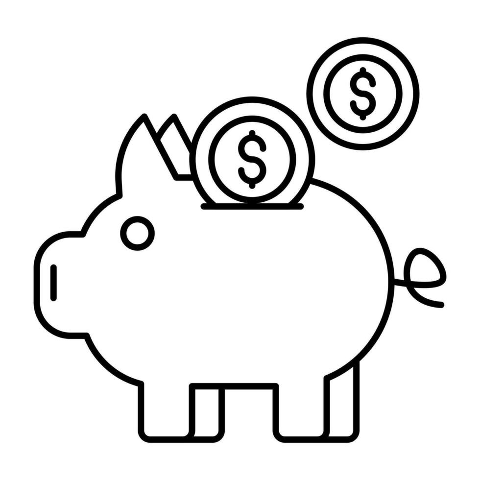Dollar with penny showcasing piggy bank savings icon 23895389 Vector ... Dollar with penny showcasing piggy bank savings icon 23895389 Vector ...