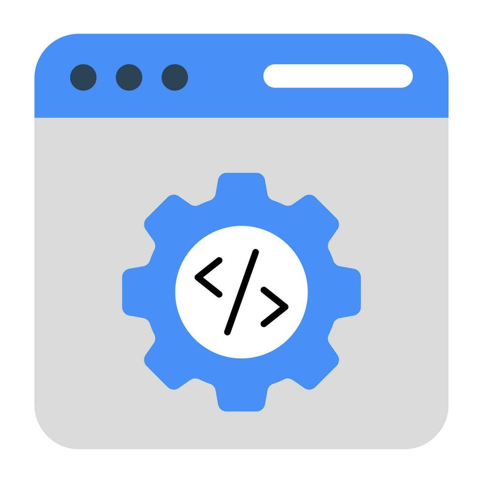 Unique design icon of web coding 23895568 Vector Art at Vecteezy