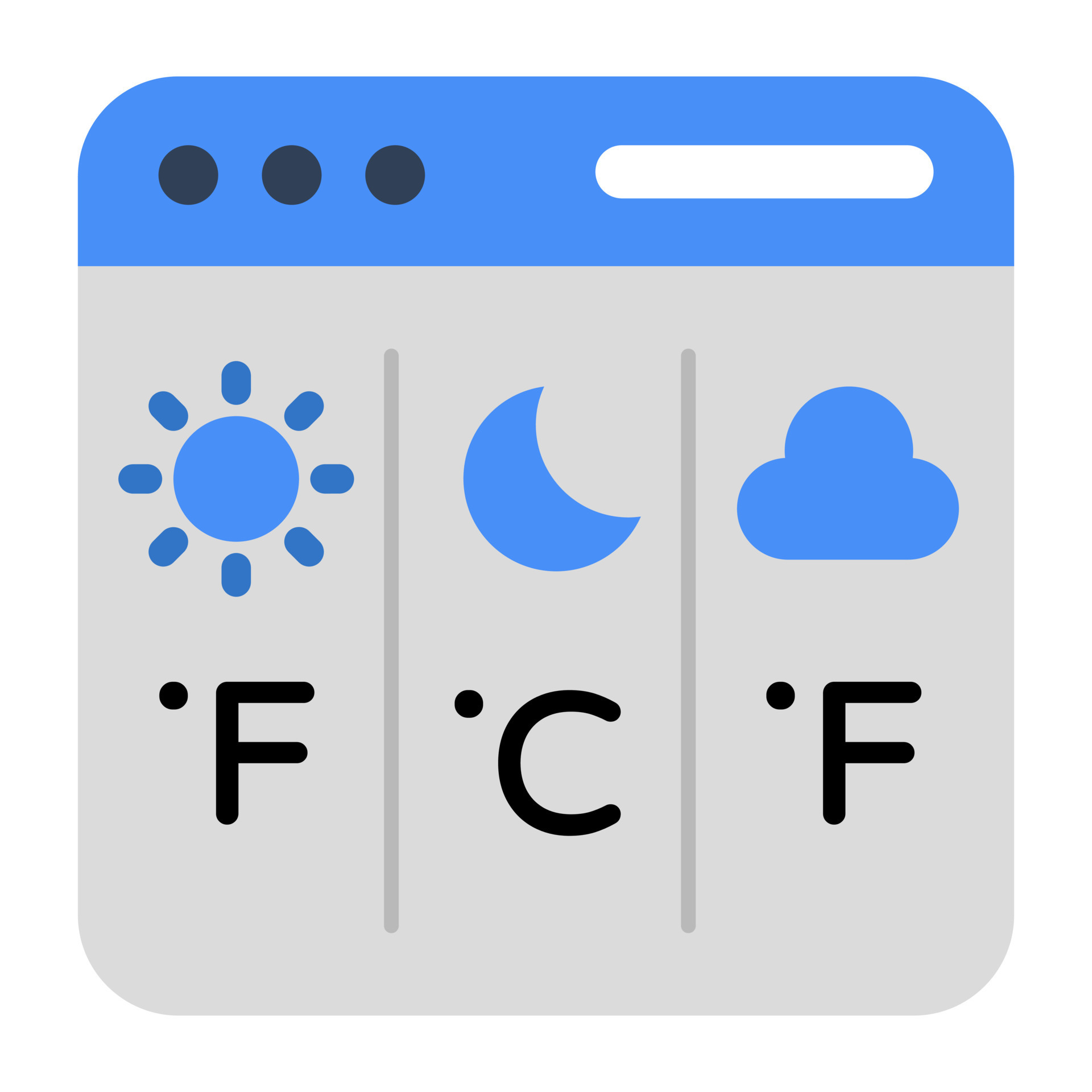 Online weather forecast icon in flat design available for insane ...