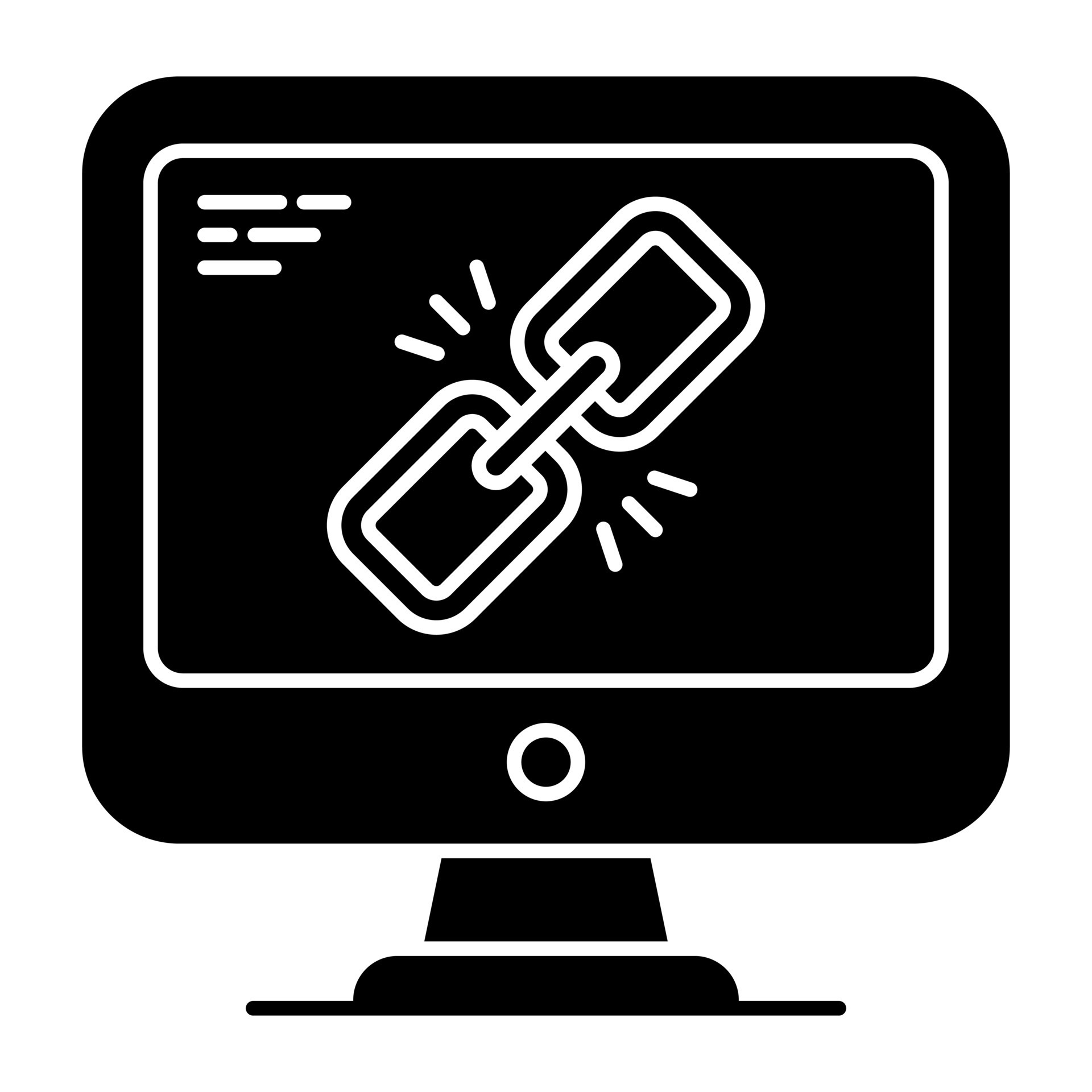An icon design of linked computer 23895973 Vector Art at Vecteezy