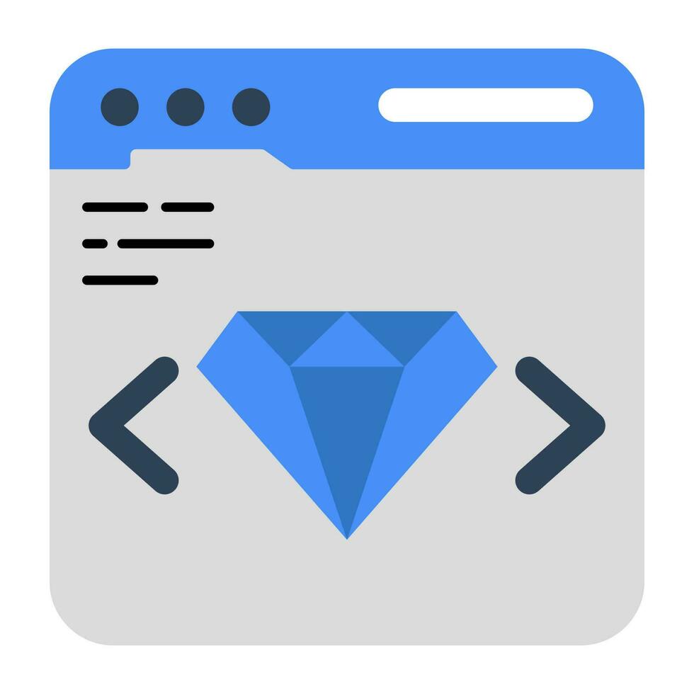 Trendy design icon of premium website 23897454 Vector Art at Vecteezy