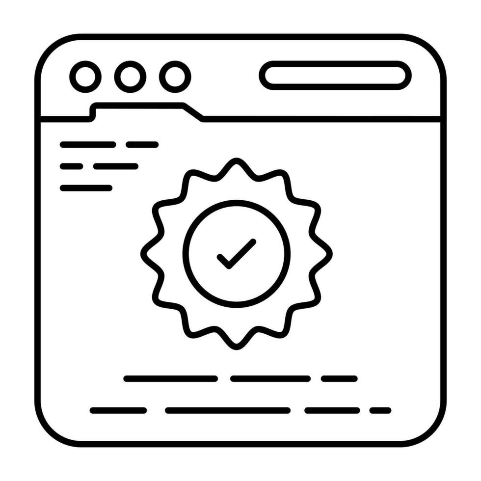 A unique design icon of web setting 23897833 Vector Art at Vecteezy