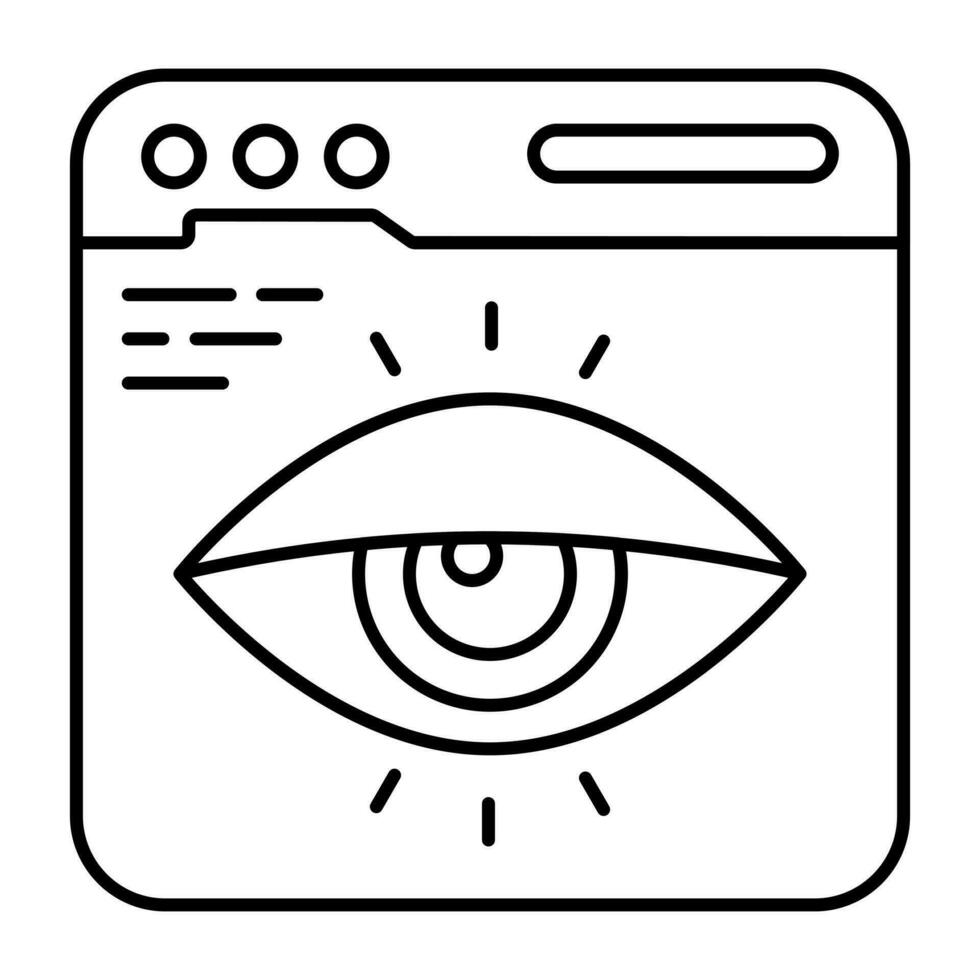 Modern design icon of web monitoring 23898259 Vector Art at Vecteezy
