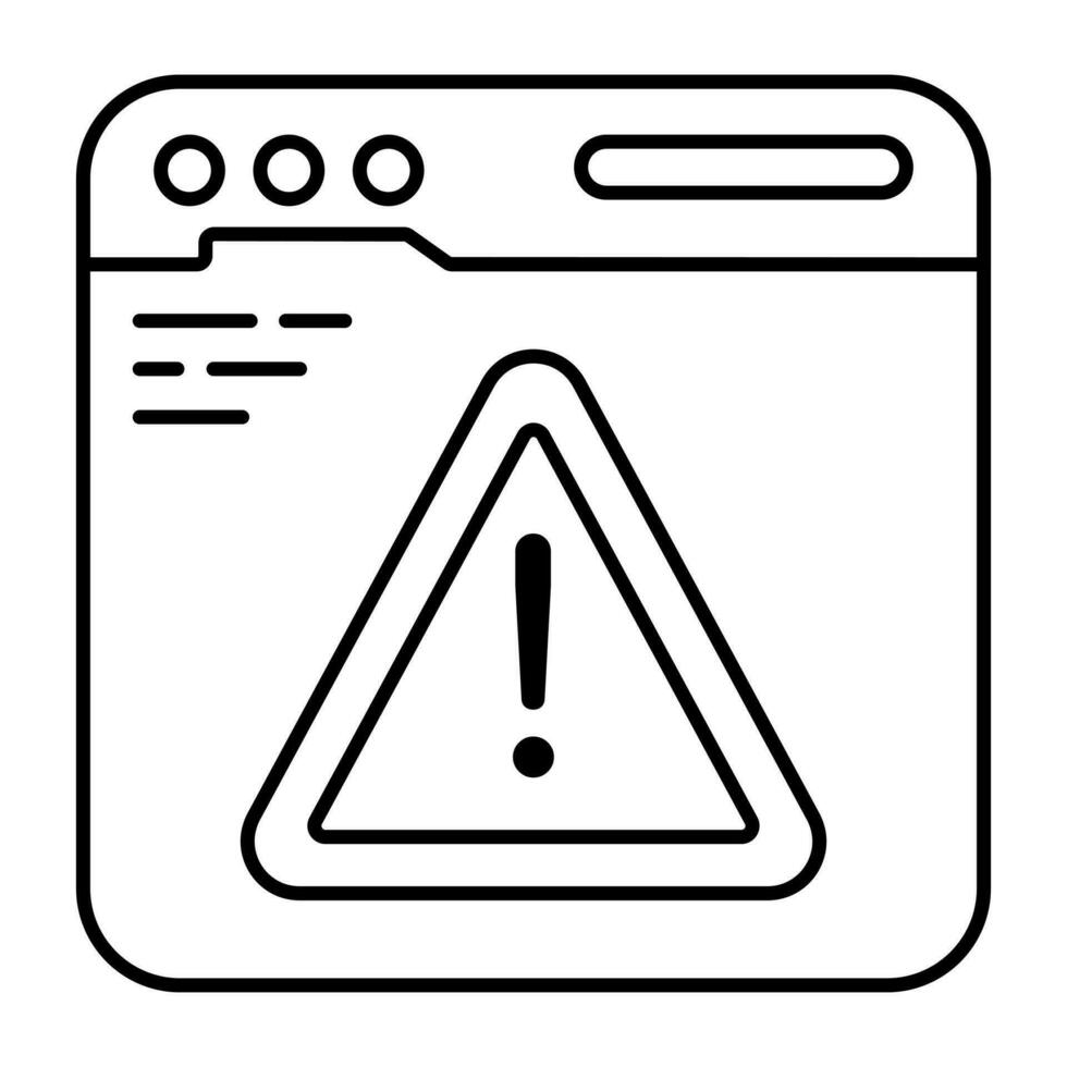 Modern design icon of web error 23898282 Vector Art at Vecteezy