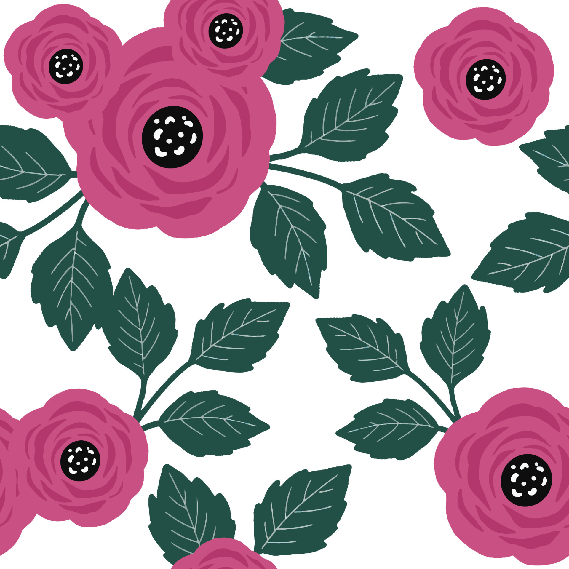 Seamless abstract backgrounds. Hand drawn various shapes and flower ... Seamless abstract backgrounds. Hand drawn various shapes and flower ...