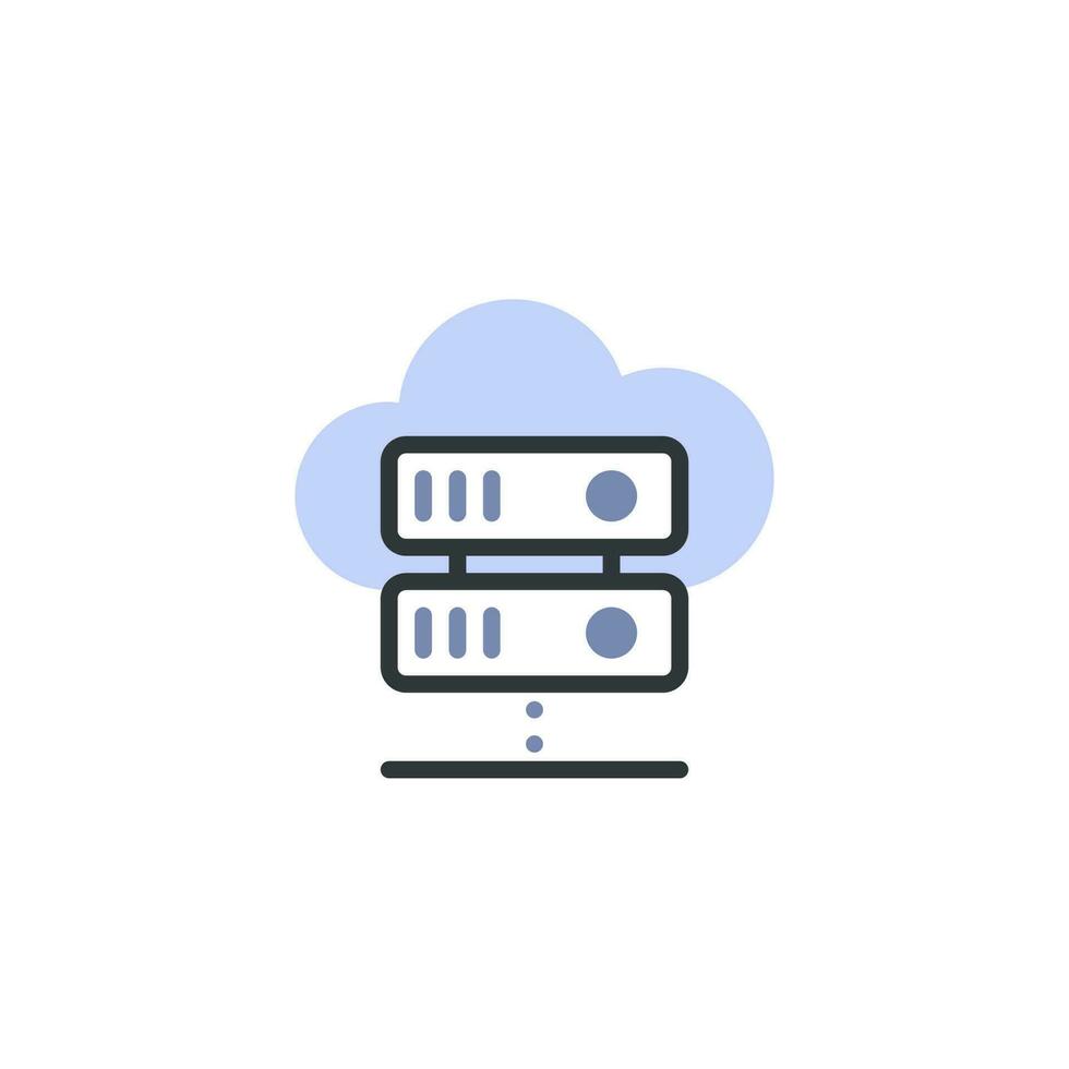 Cloud Server Database Icon 23900639 Vector Art At Vecteezy