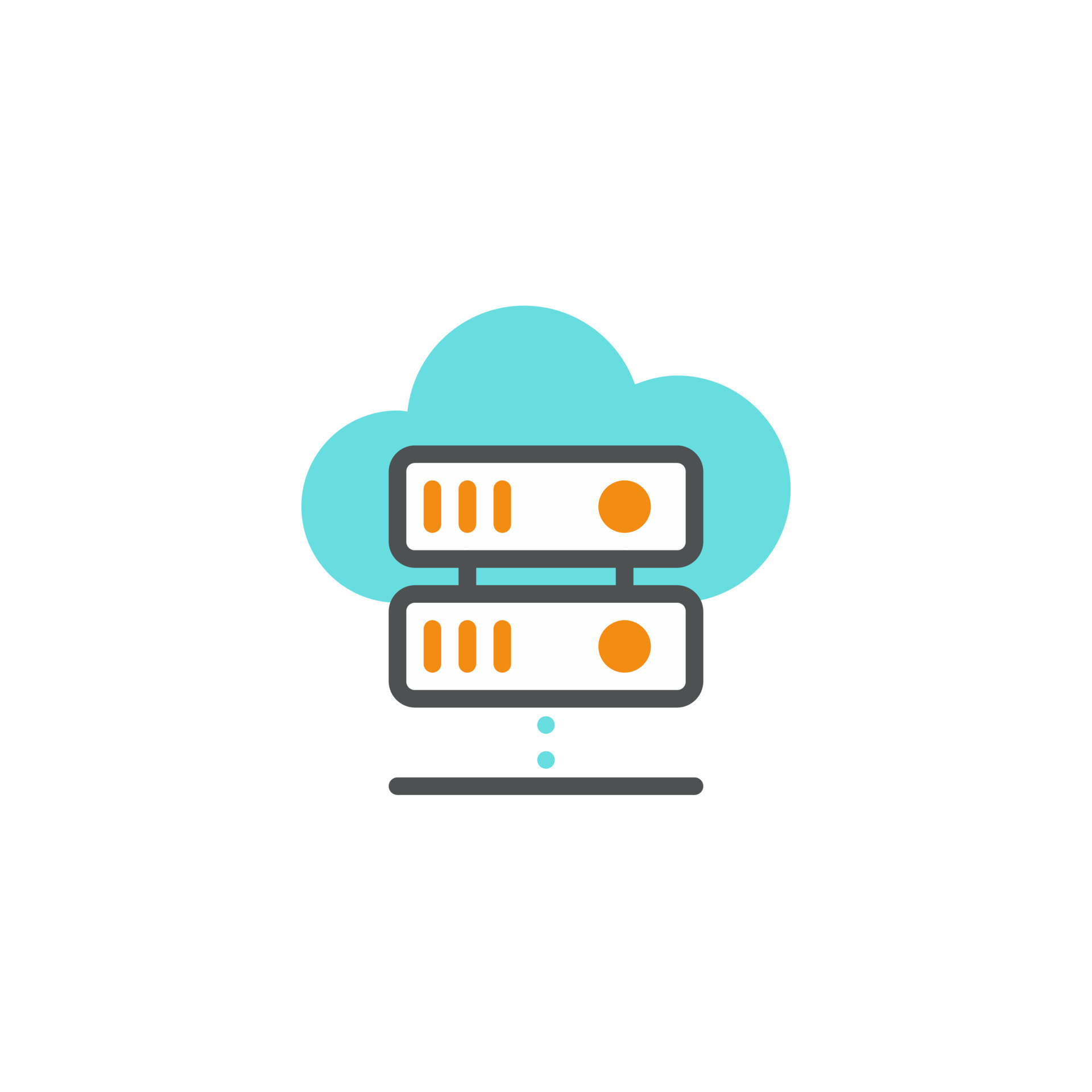 Cloud Server Database Icon 23900657 Vector Art At Vecteezy