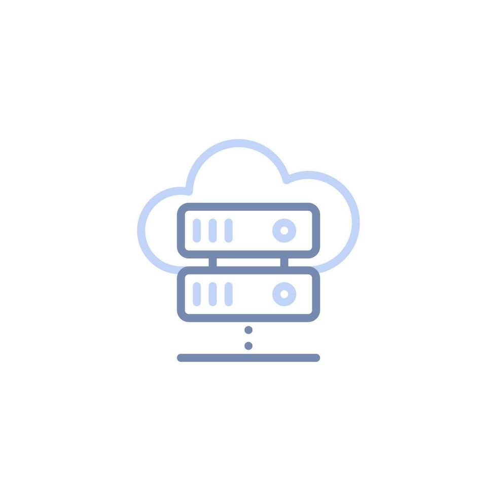 Cloud Server Database Icon 23900687 Vector Art at Vecteezy