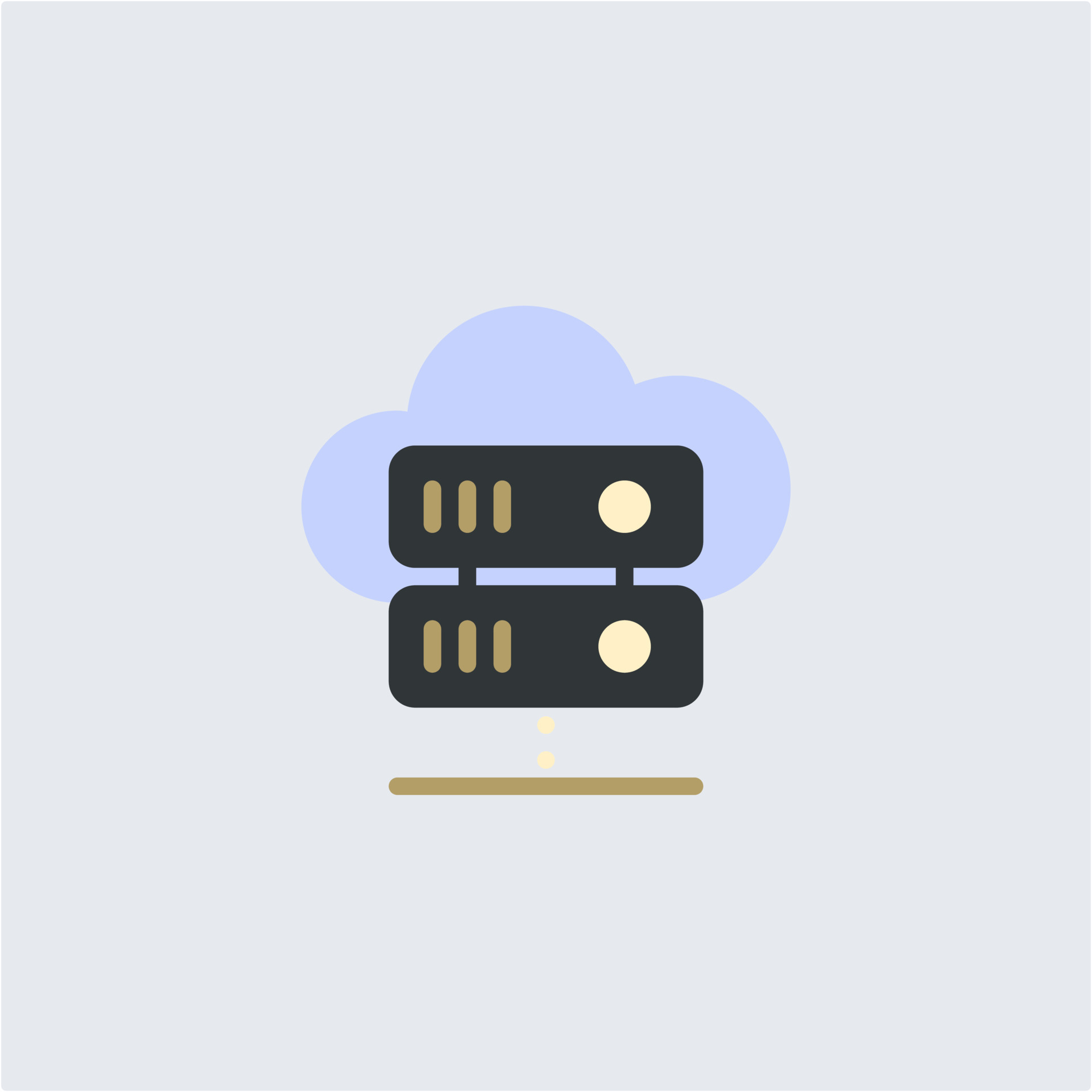 Cloud Server Database Icon 23900713 Vector Art at Vecteezy
