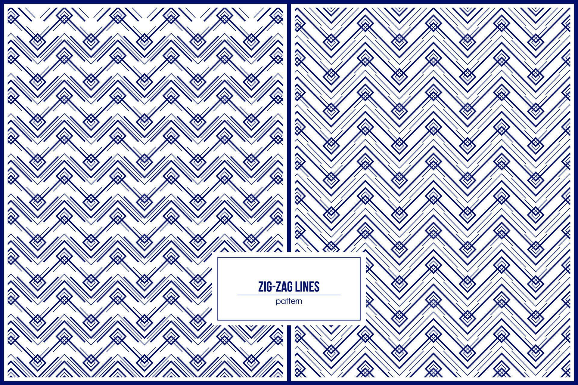 zig-zag lines pattern with rhombus shape 23902452 Vector Art at Vecteezy