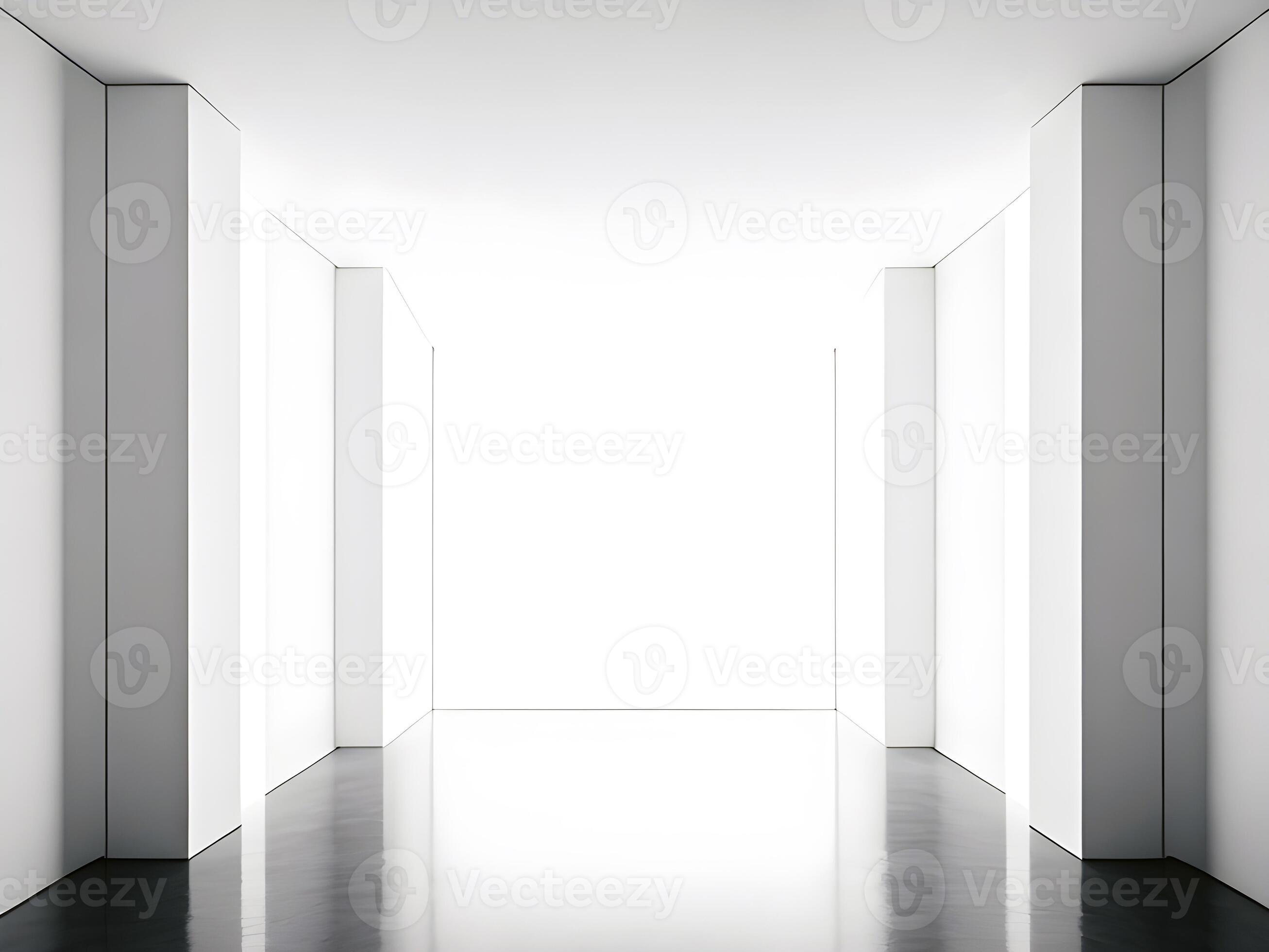 Interior of an empty white studio room. 23906905 Stock Photo at Vecteezy