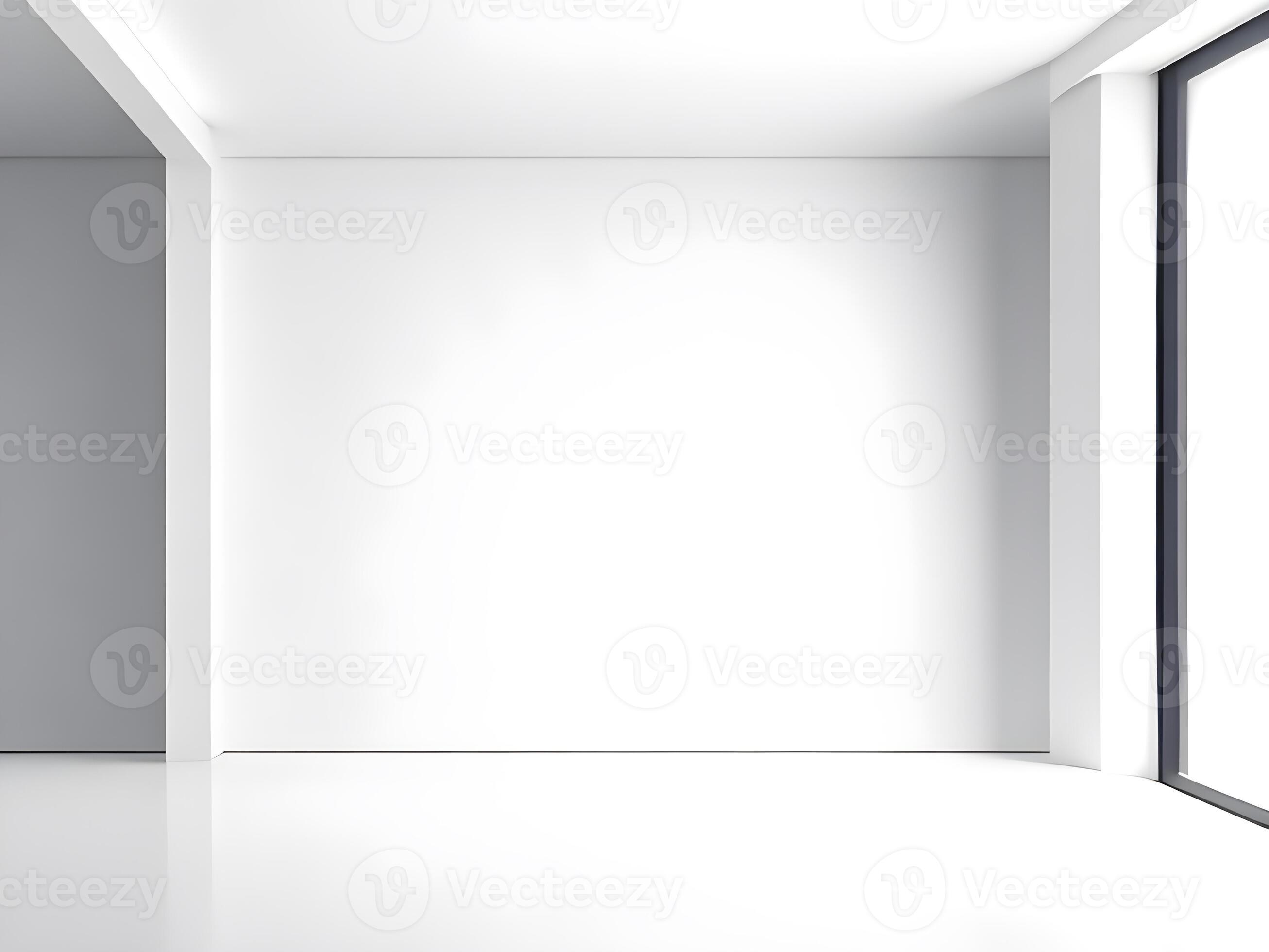 Interior of an empty white studio room. 23907070 Stock Photo at Vecteezy
