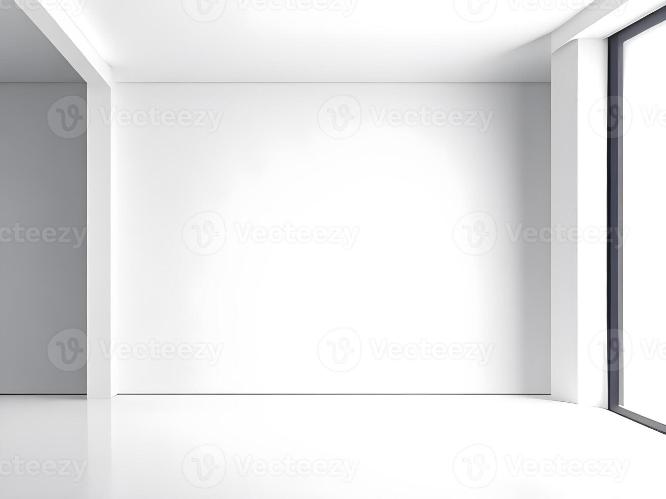Interior of an empty white studio room. 23907070 Stock Photo at Vecteezy