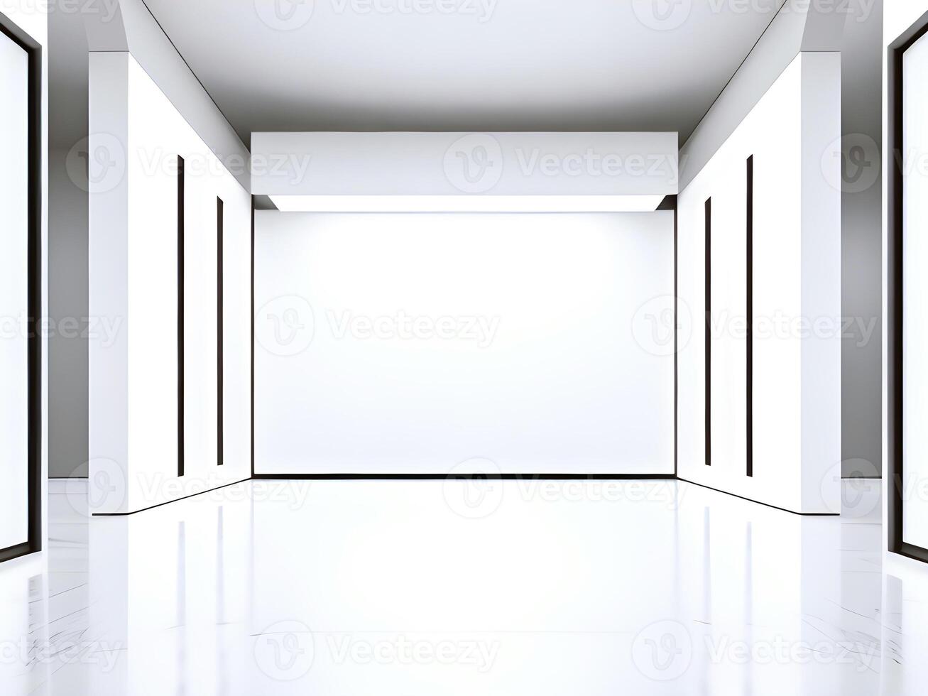 Interior of an empty white studio room. 23907181 Stock Photo at Vecteezy