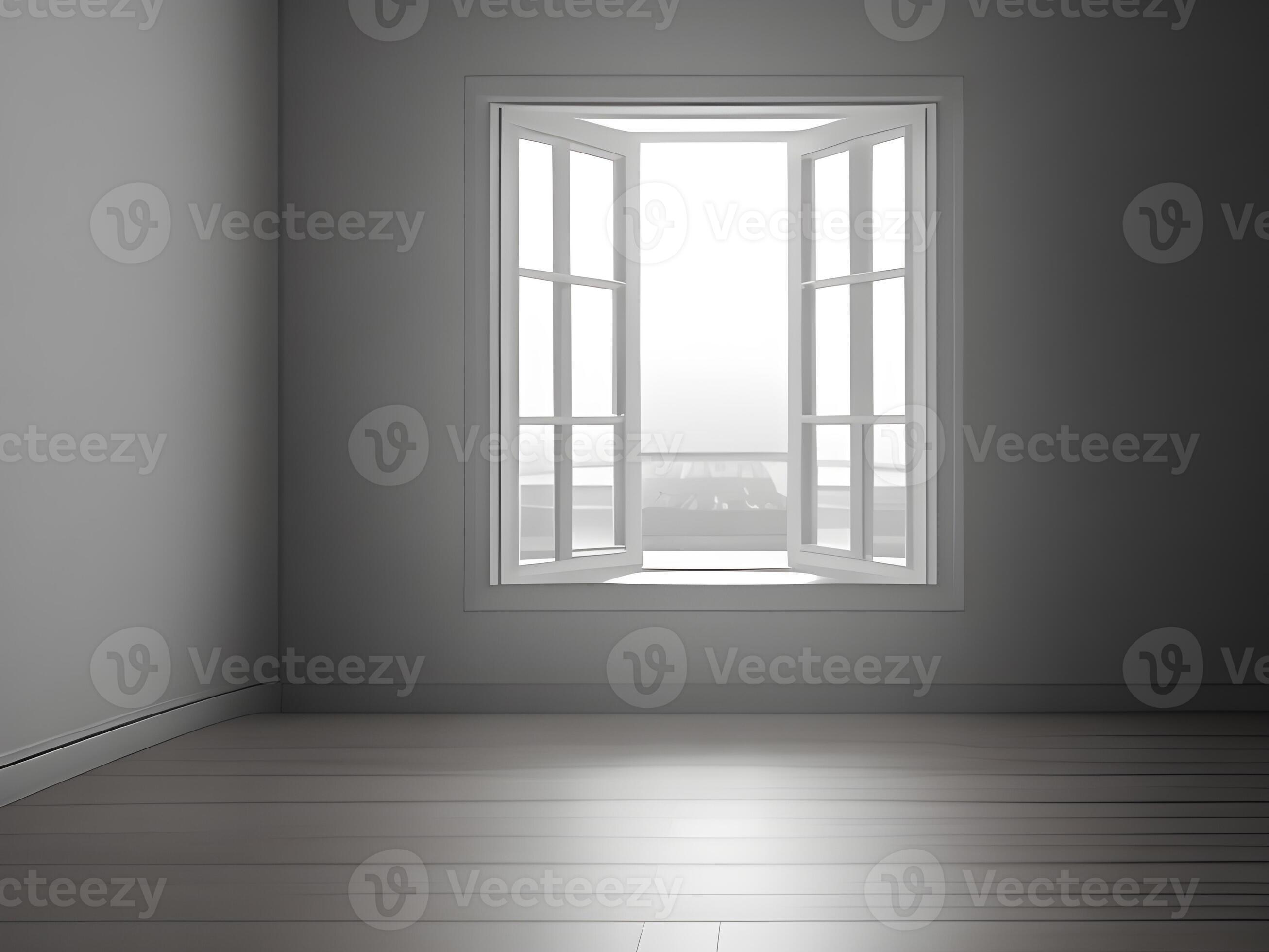 Interior of an empty white studio room. 23907230 Stock Photo at Vecteezy