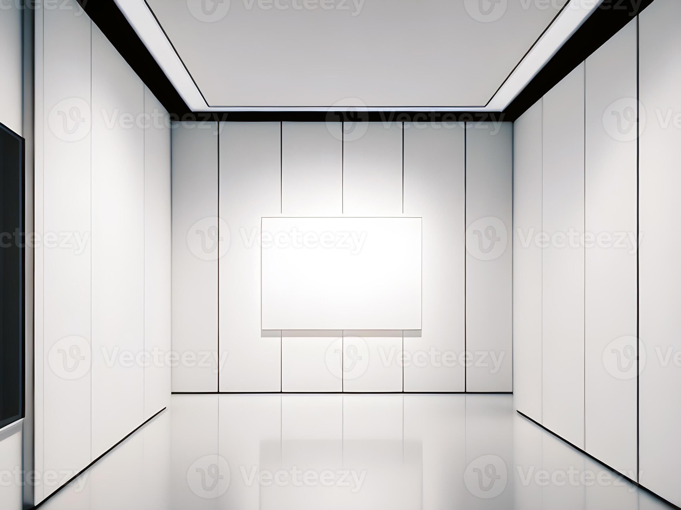 Interior of an empty white studio room. 23907408 Stock Photo at Vecteezy