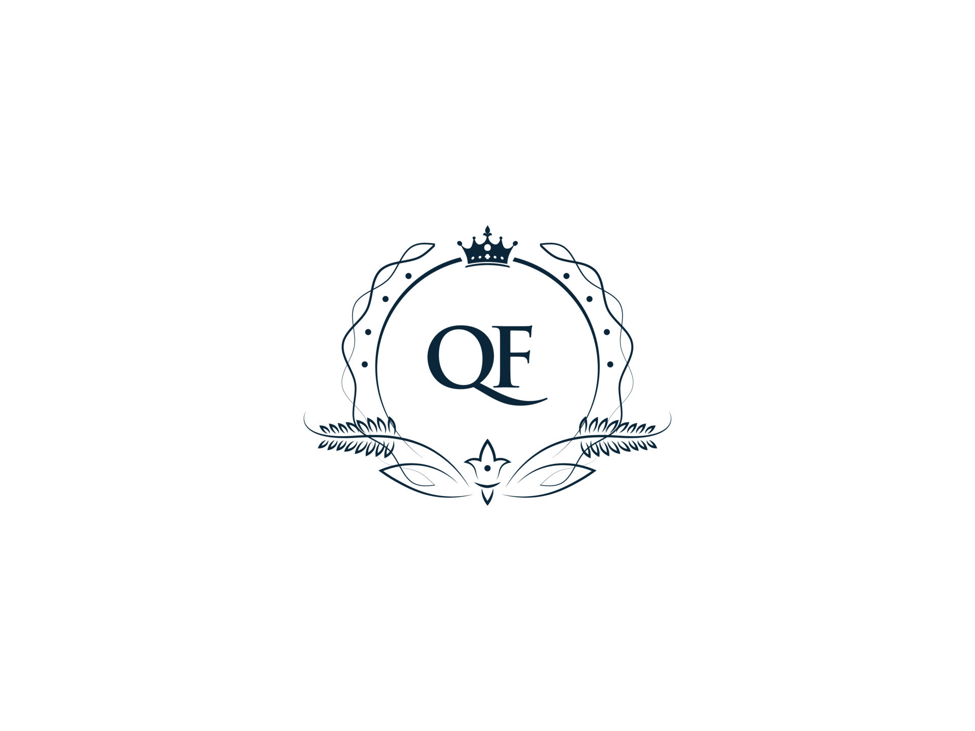 Premium Royal Crown Qf Logo, Unique Letter Qf fq Logo Icon Vector Image ... Premium Royal Crown Qf Logo, Unique Letter Qf fq Logo Icon Vector Image ...