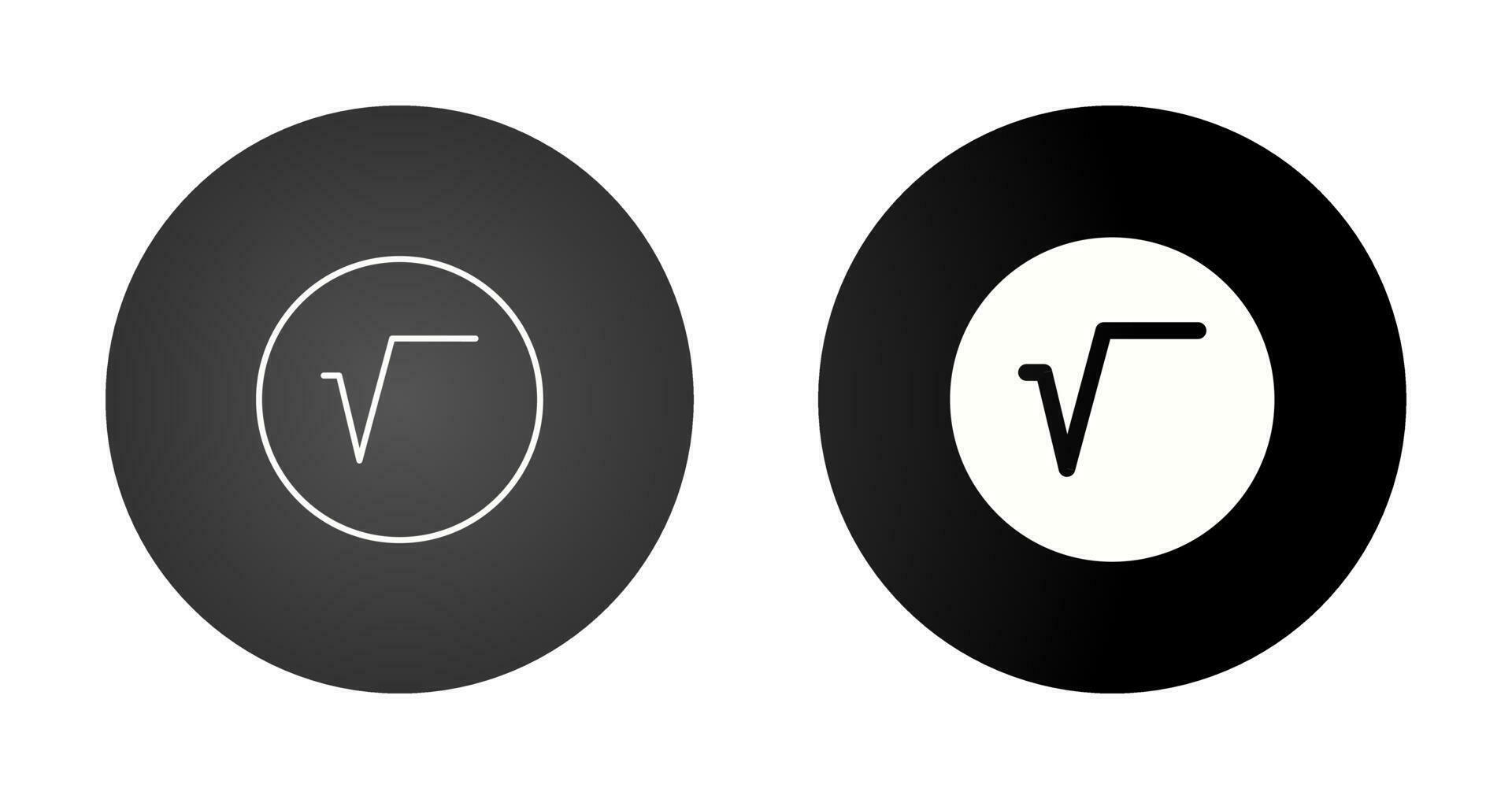 Square Root Symbol Vector Icon 23917625 Vector Art At Vecteezy
