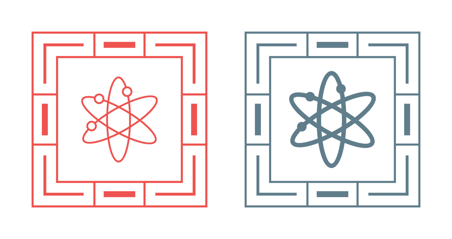 Atomic Structure Vector Icon 23921124 Vector Art at Vecteezy