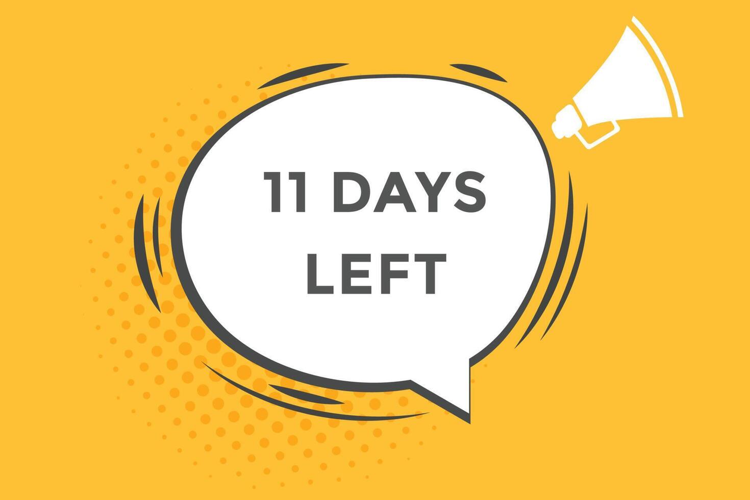 11 days left countdown template, 11 day countdown left banner label button eps 11 23922087 ...