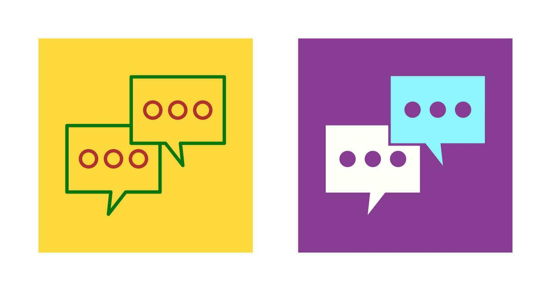 Double Message Bubble Vector Icon 23925600 Vector Art at Vecteezy