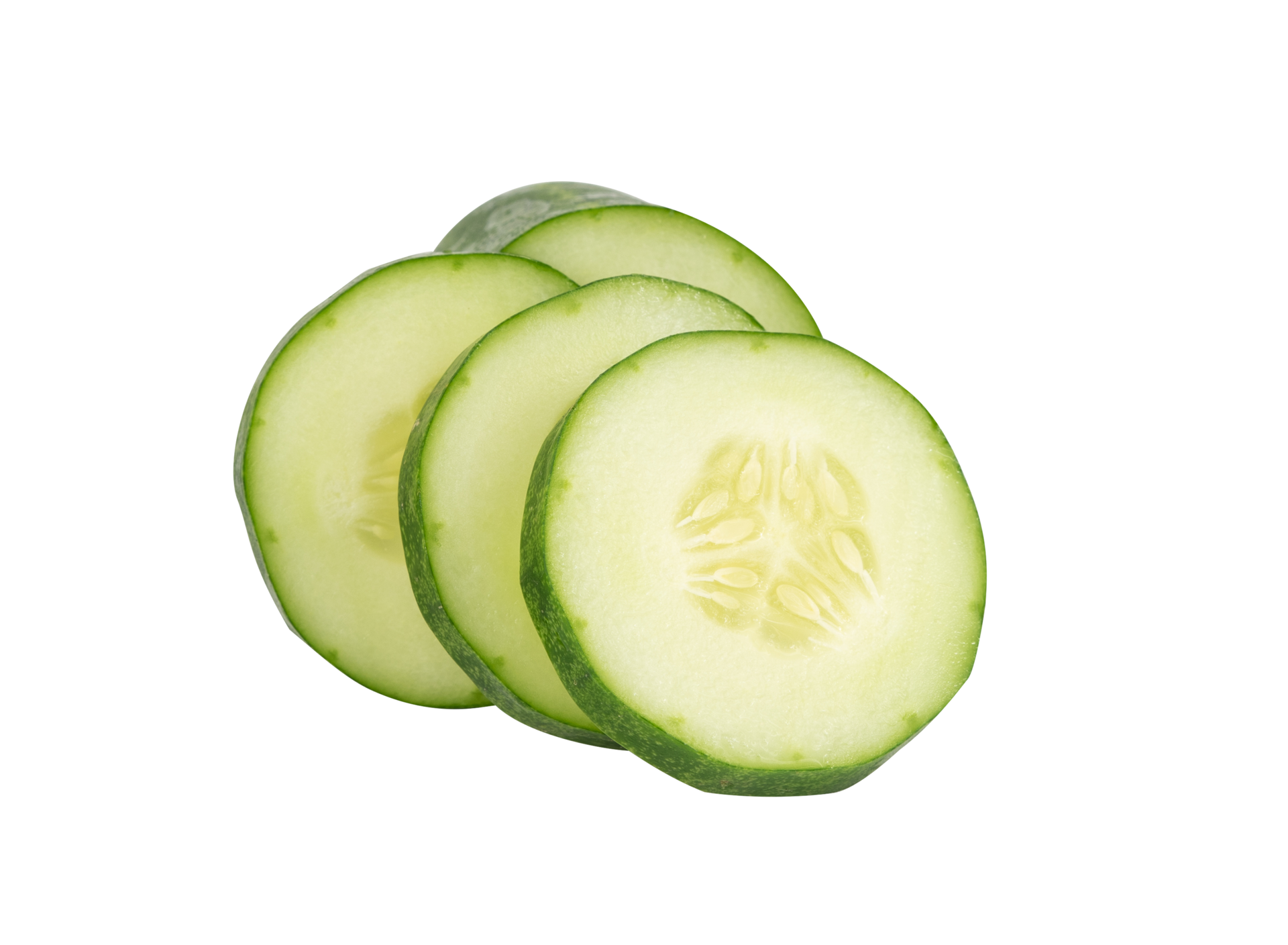 Group Of Slice Cucumber Isolated 23932460 Png