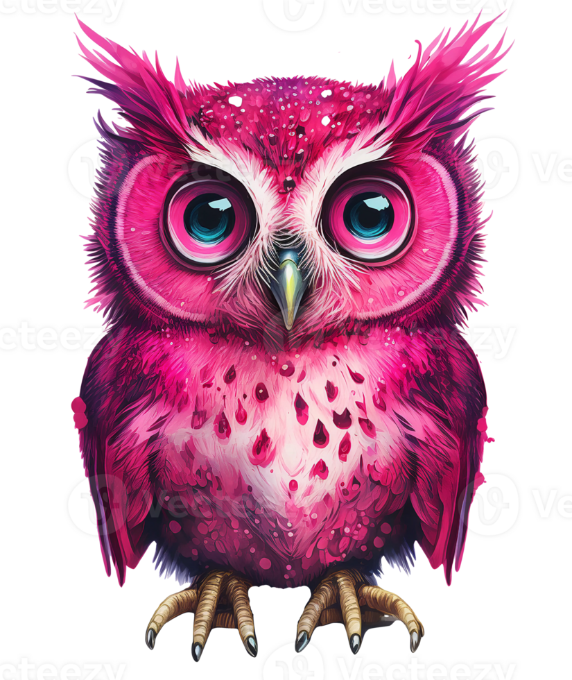Cute Pink Owl Wallpapers