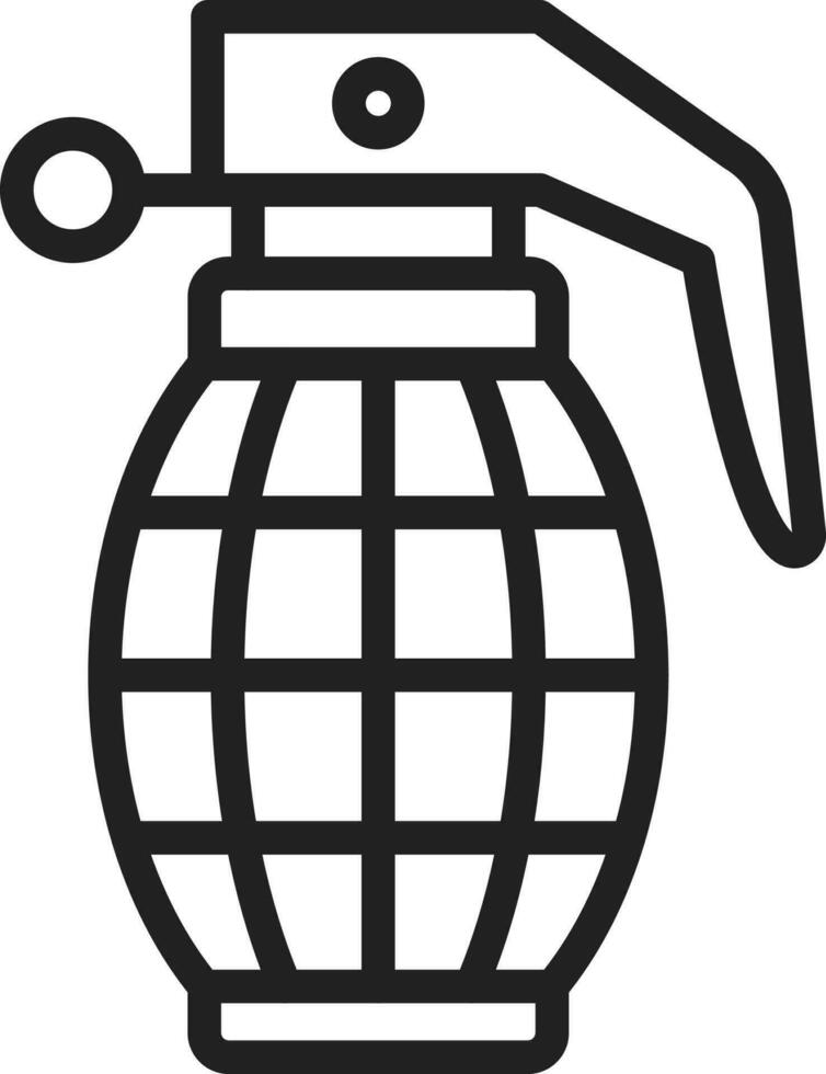 Grenade icon vector image. 23933941 Vector Art at Vecteezy