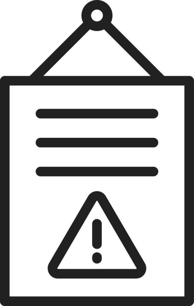 Notice icon vector image. 23934183 Vector Art at Vecteezy