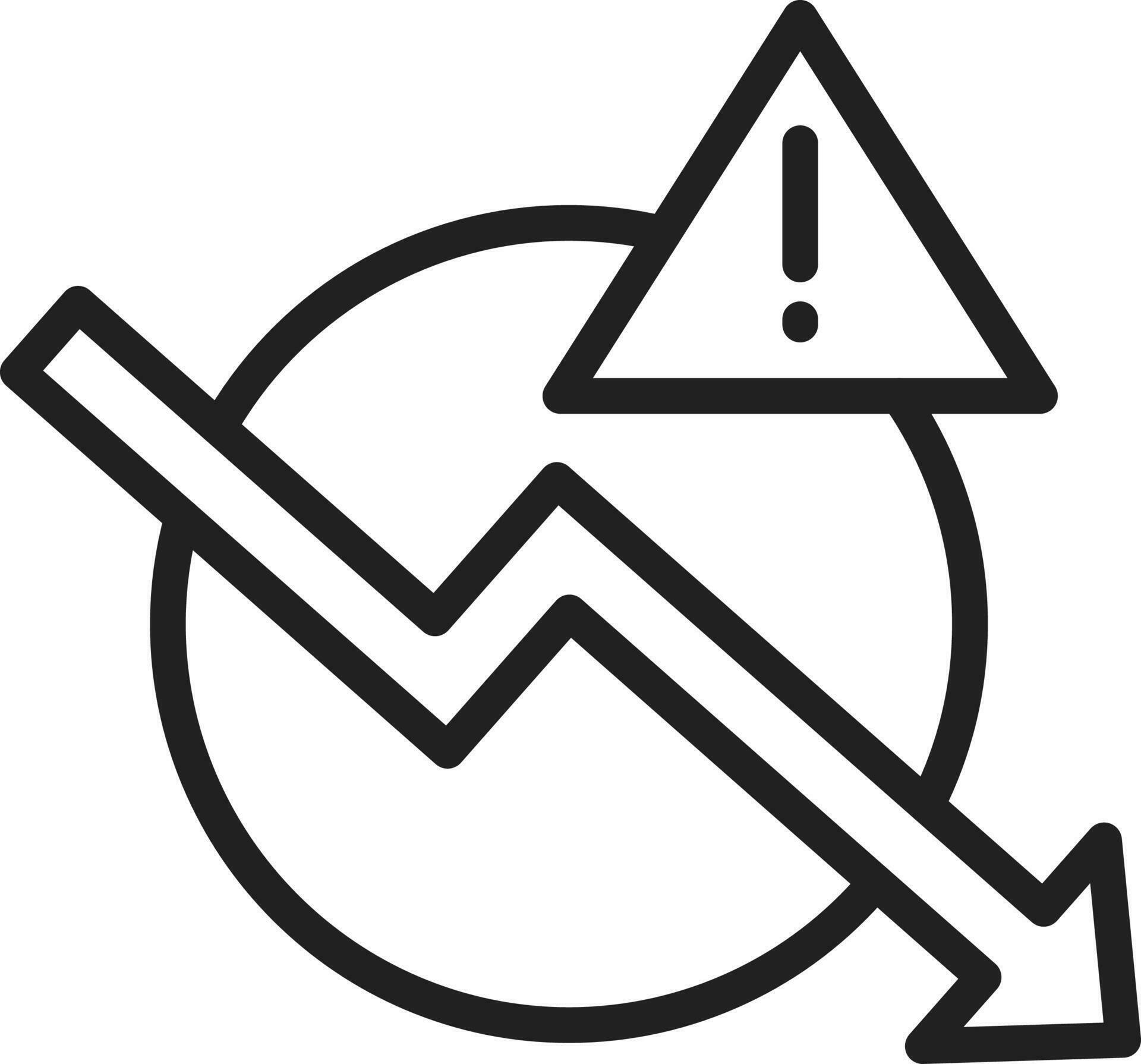 Crisis icon vector image. 23934330 Vector Art at Vecteezy