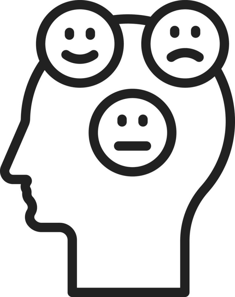 Emotions icon vector image. 23934472 Vector Art at Vecteezy