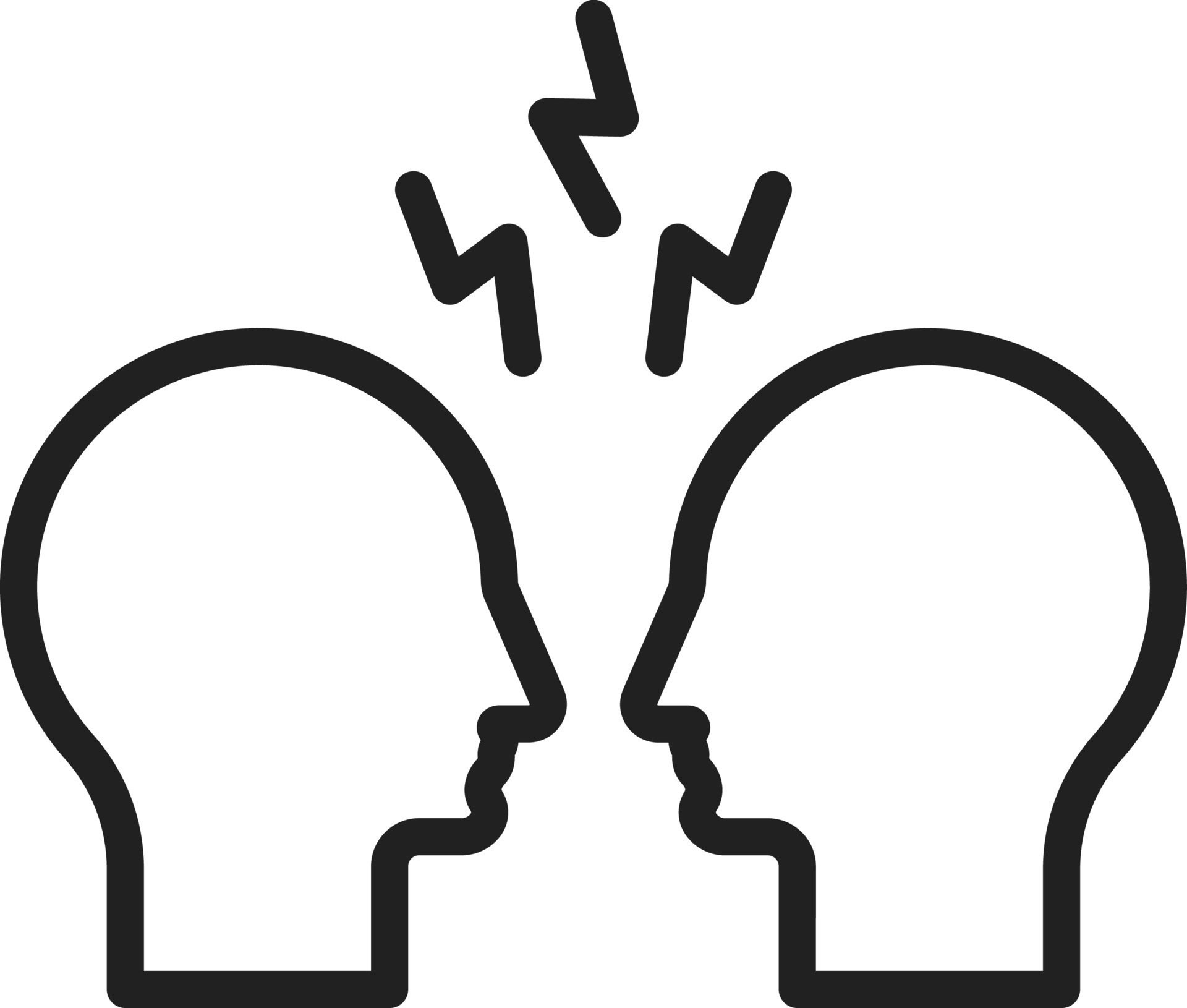 Conflict icon vector image. 23934625 Vector Art at Vecteezy Conflict icon vector image. 23934625 Vector Art at Vecteezy