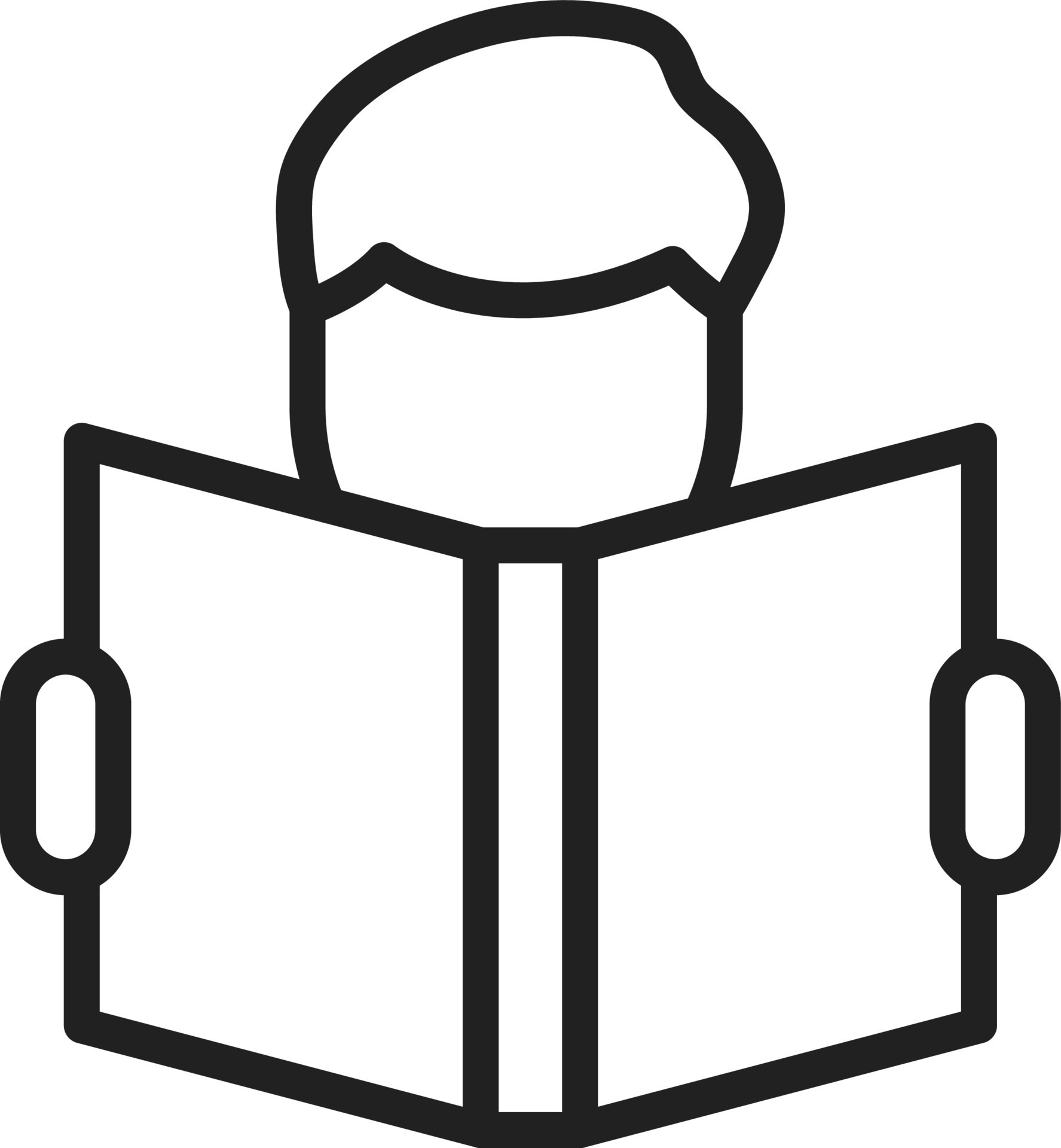 Reading icon vector image. 23934626 Vector Art at Vecteezy