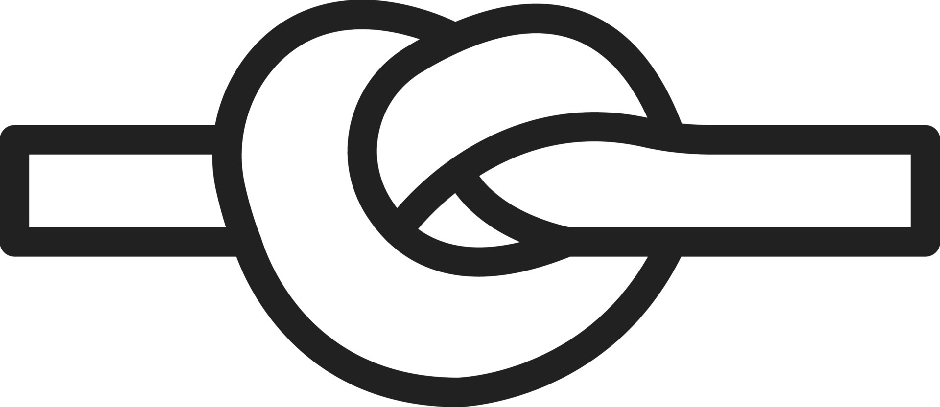 Knot icon vector image. 23934634 Vector Art at Vecteezy