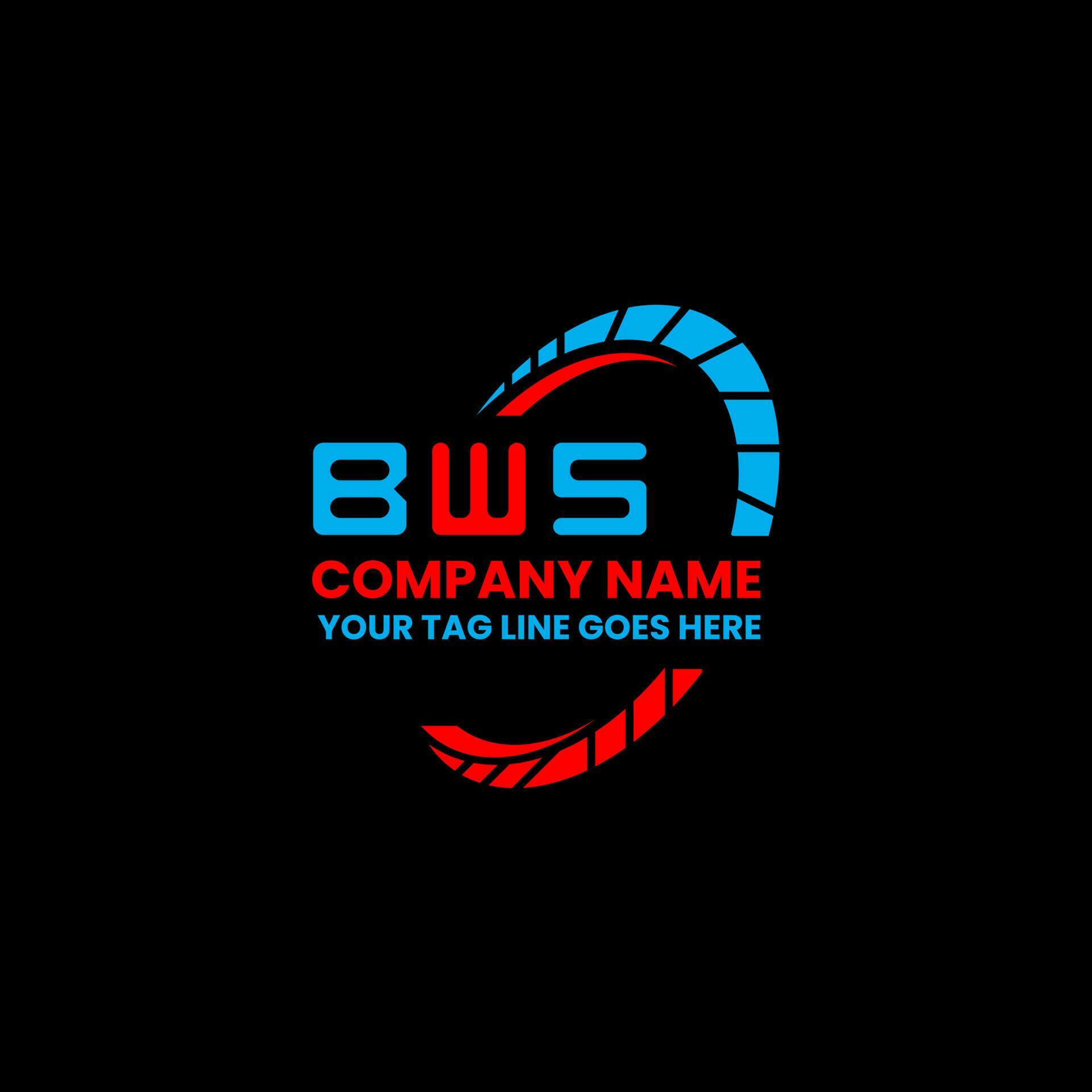 BWS letter logo creative design with vector graphic, BWS simple and modern logo. BWS luxurious ...