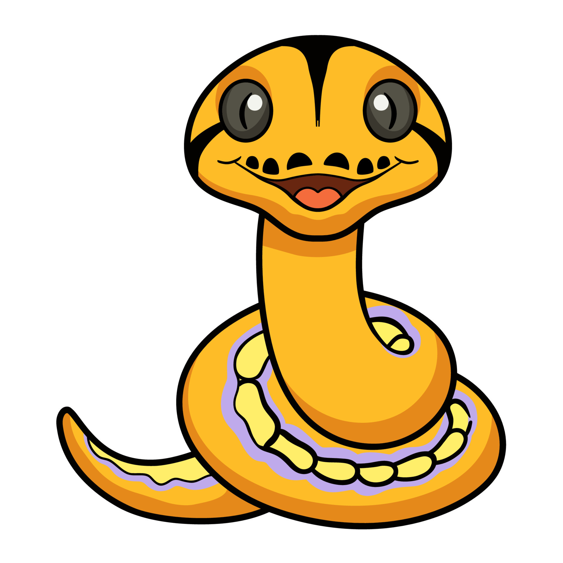 Cute purple golden child cartoon 23935889 Vector Art at Vecteezy