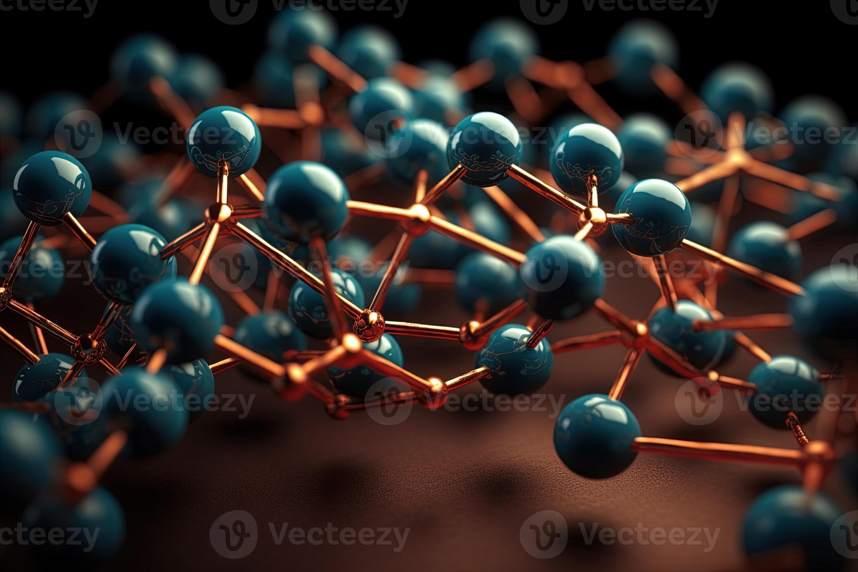molecular structure 3d model Molecules and molecular crystal lattices ...