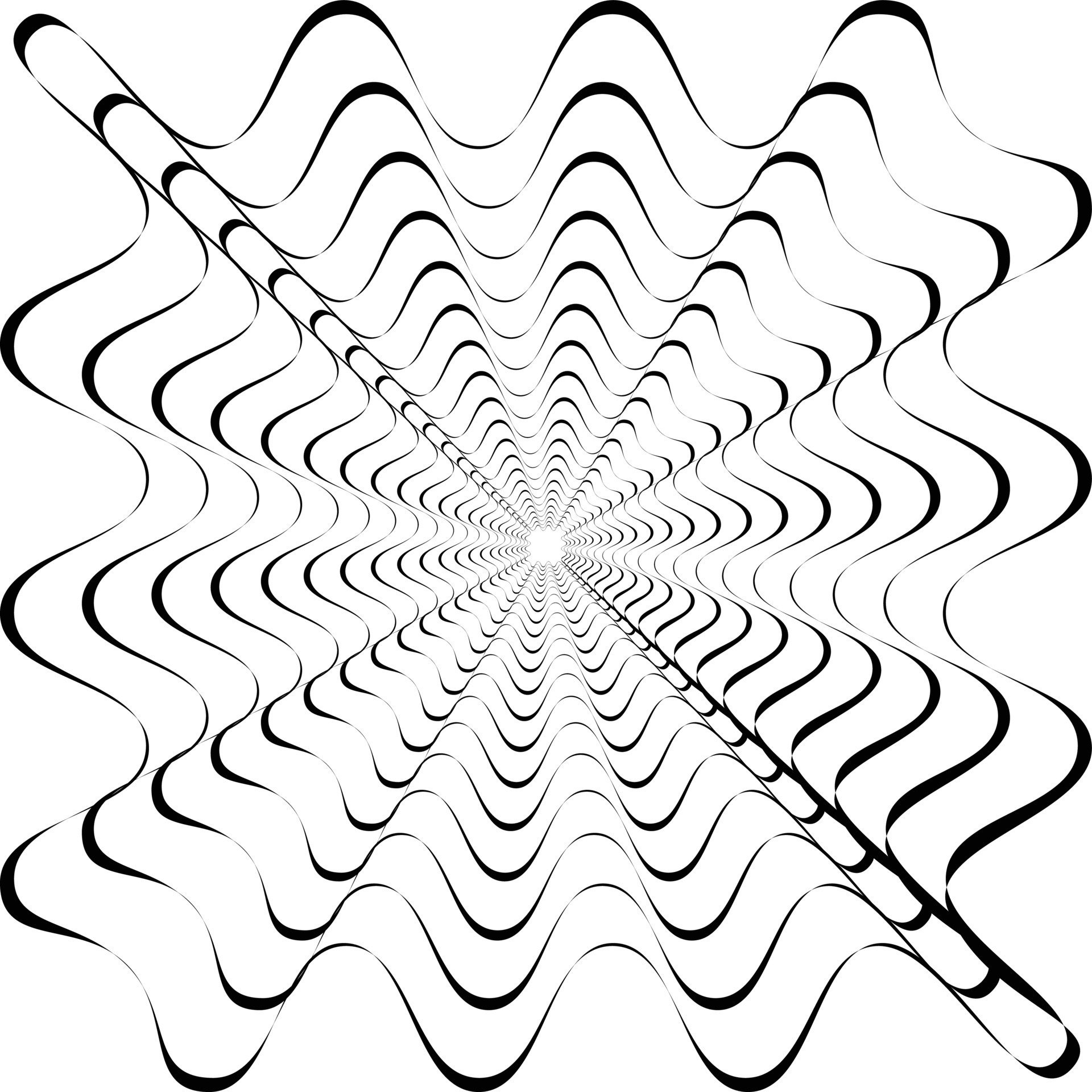Abstract Seamless Repeating Rectangle Wave Pattern Art 23938437 Vector
