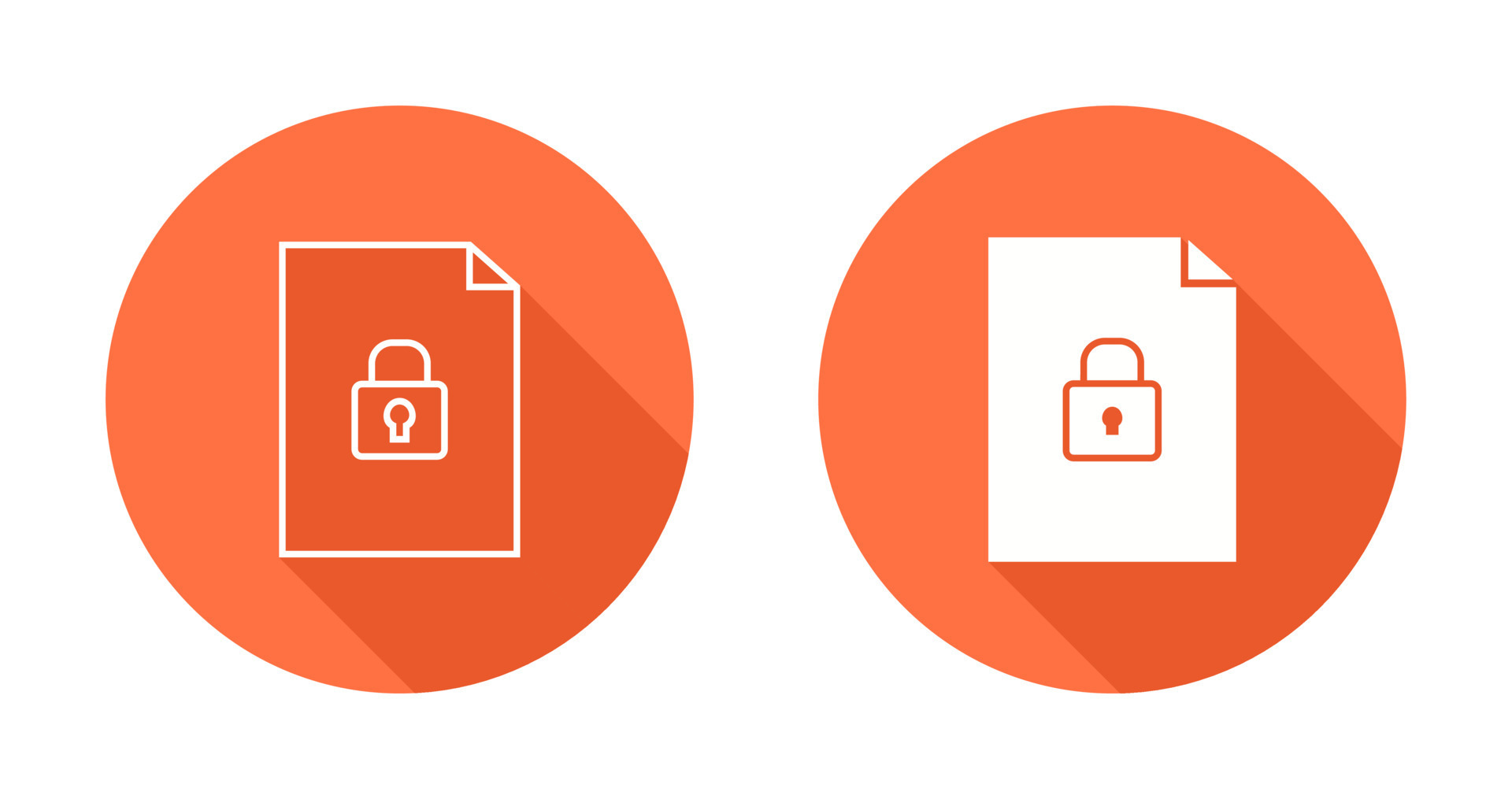 Secure Document Vector Icon 23941189 Vector Art At Vecteezy