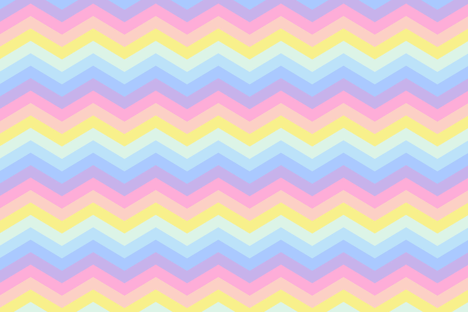 Pastel Rainbow Chevron Background