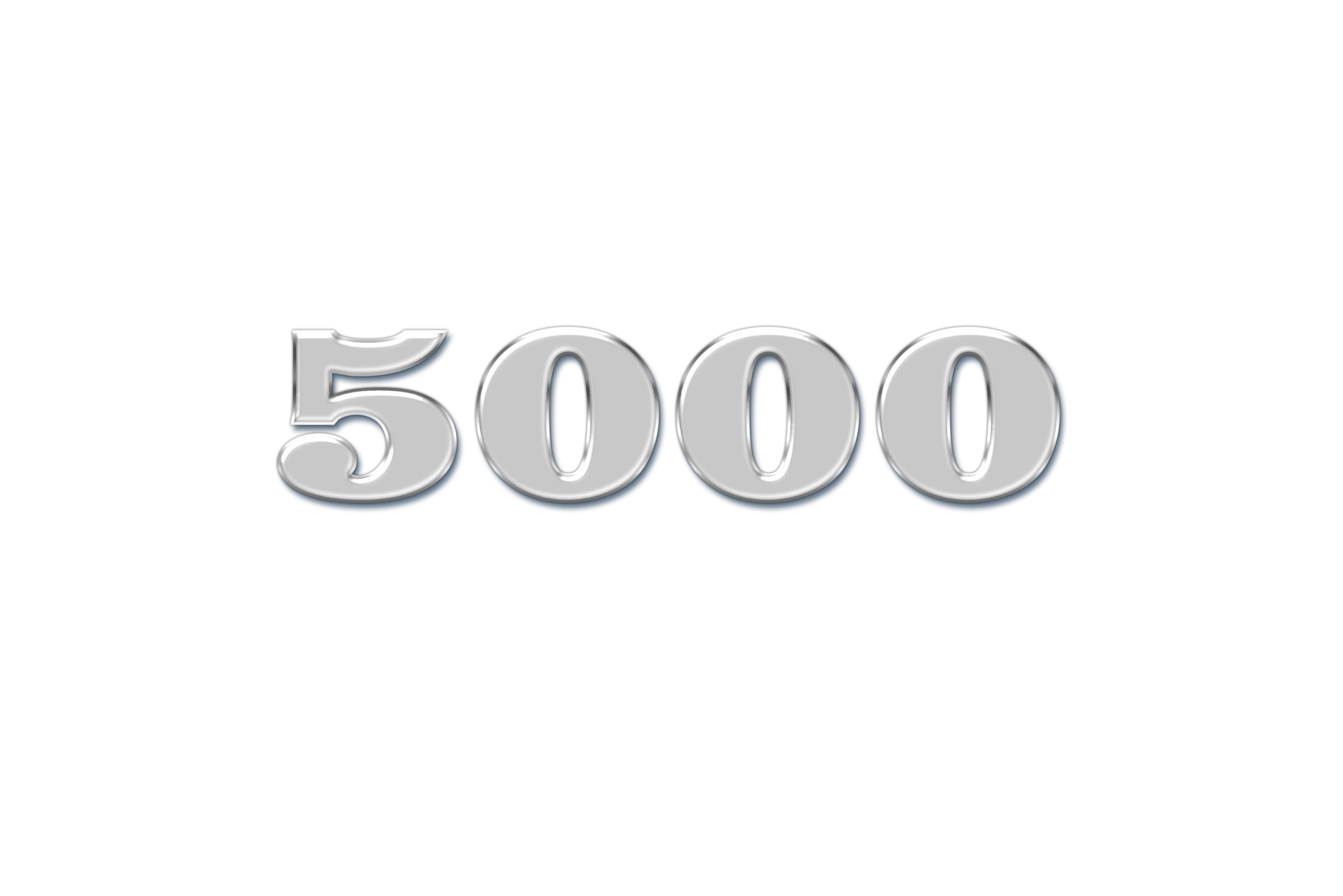 5000 subscribers celebration greeting Number with glass design 23945392 PNG 5000 subscribers celebration greeting Number with glass design 23945392 PNG