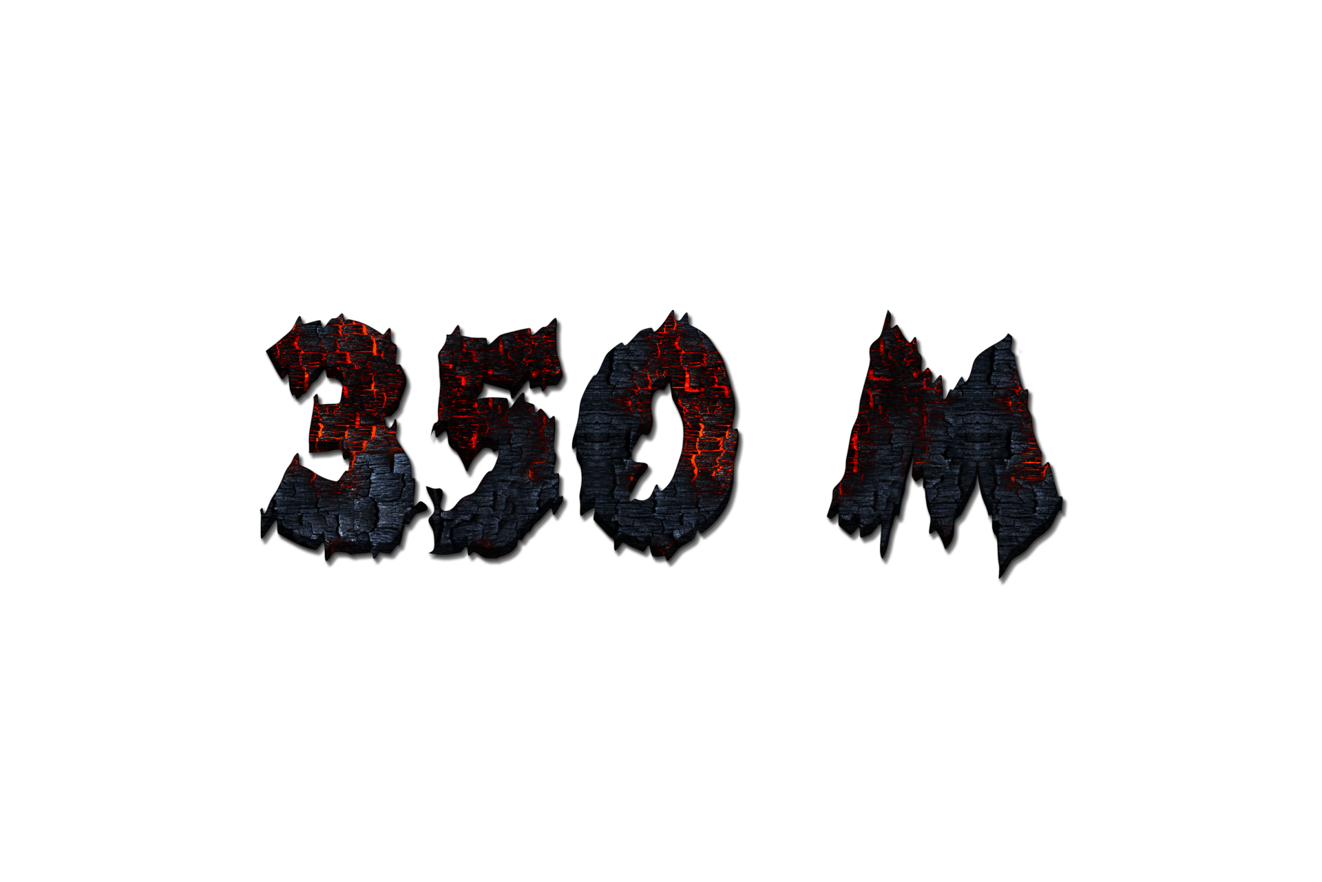 350 Million Subscribers Celebration Greeting Number With Burned Wood 350-million-subscribers-celebration-greeting-number-with-burned-wood