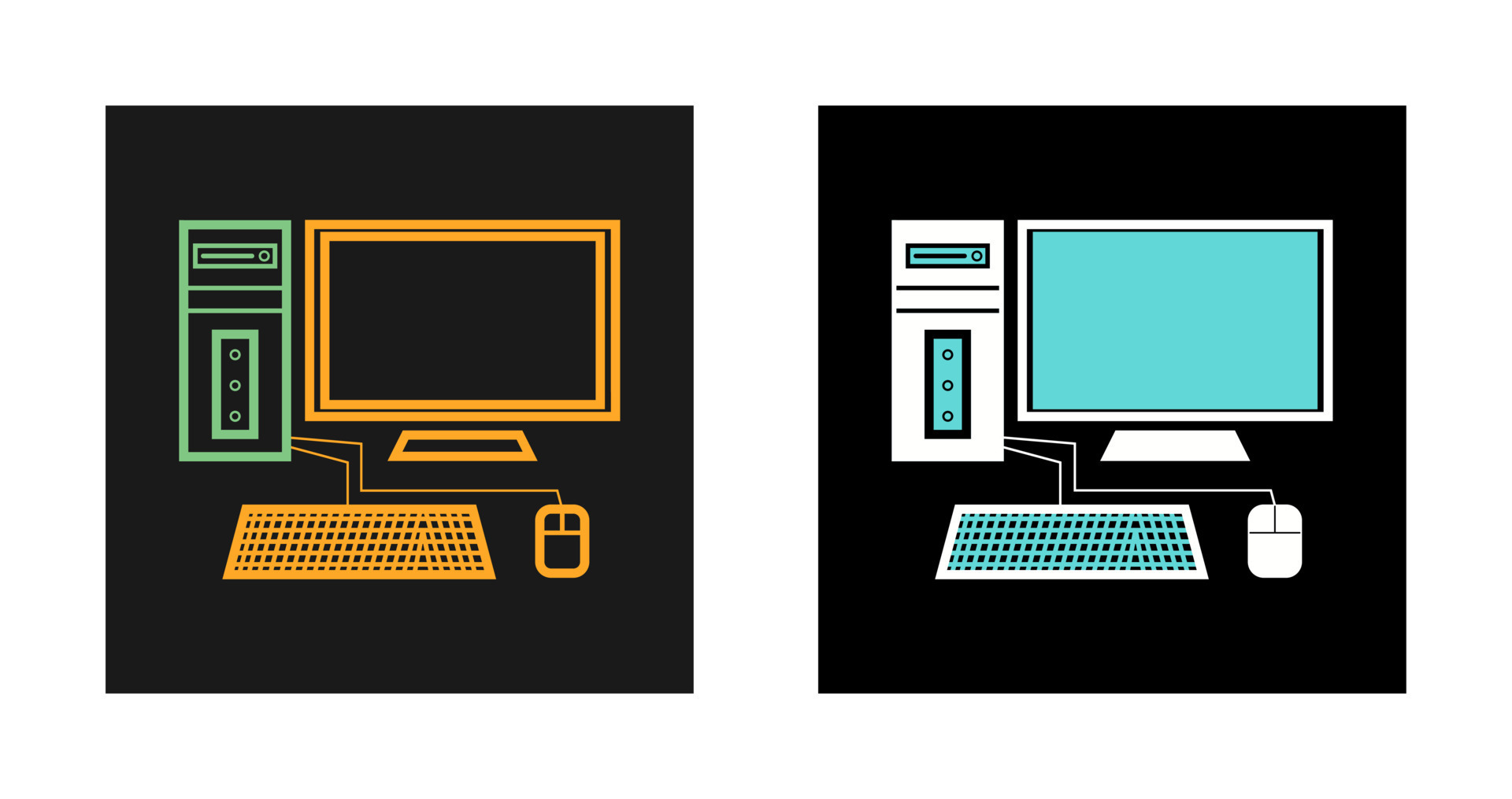 Computer Vector Icon 23948051 Vector Art at Vecteezy